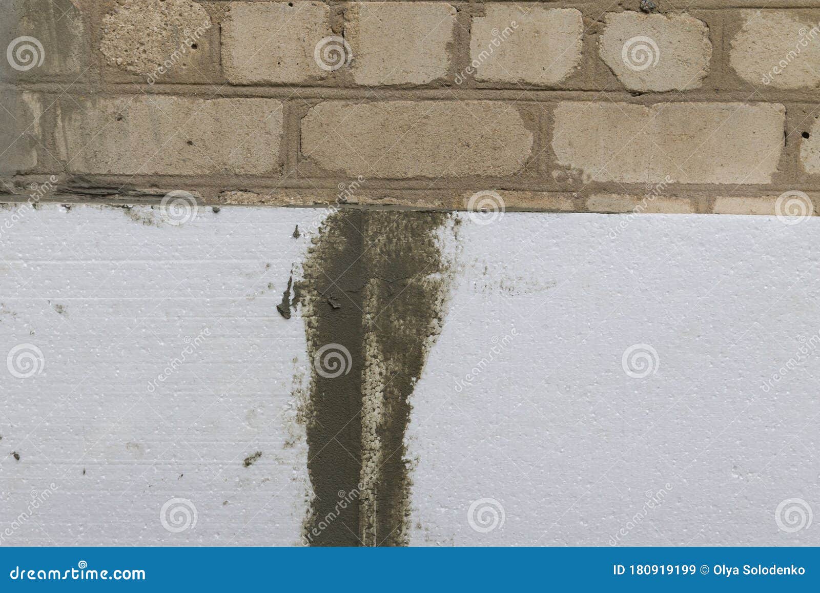 Building Insulation with Styrofoam Sheets Stock Image - Image of build ...
