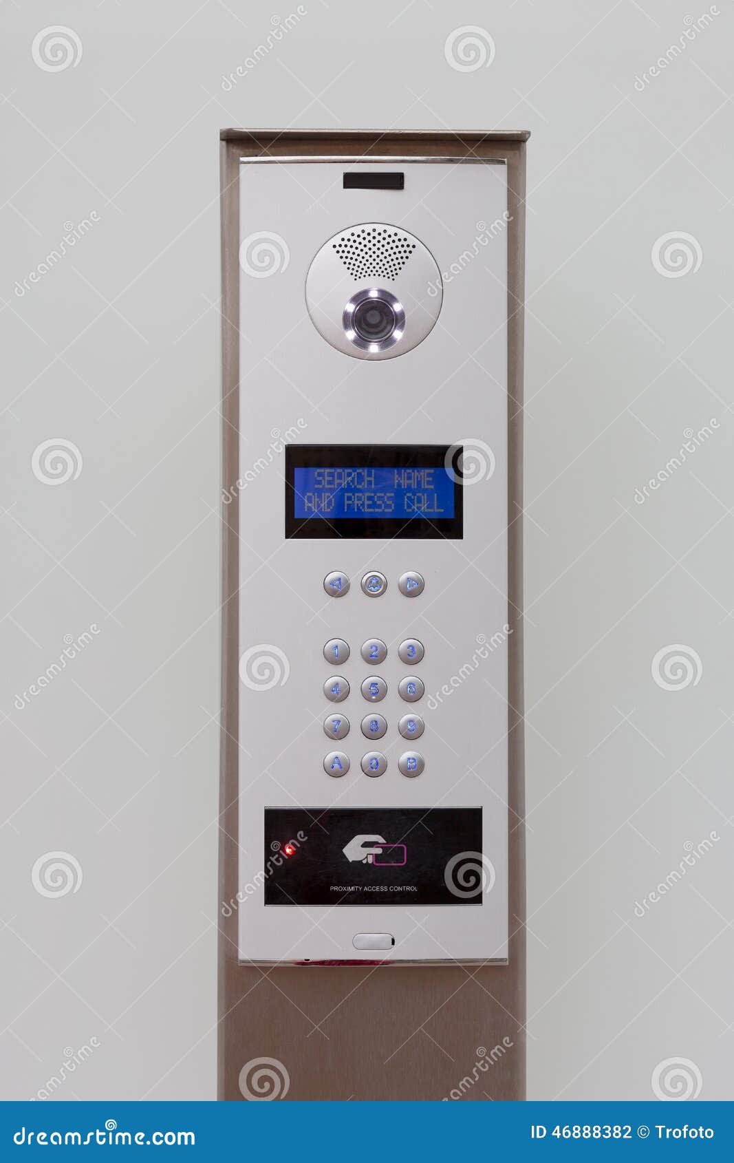 Building intercom stock photo. Image of help, industry - 46888382