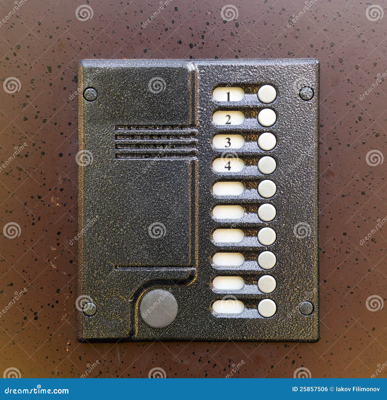 Building Intercom In Door Stock Photography | CartoonDealer.com #25324844