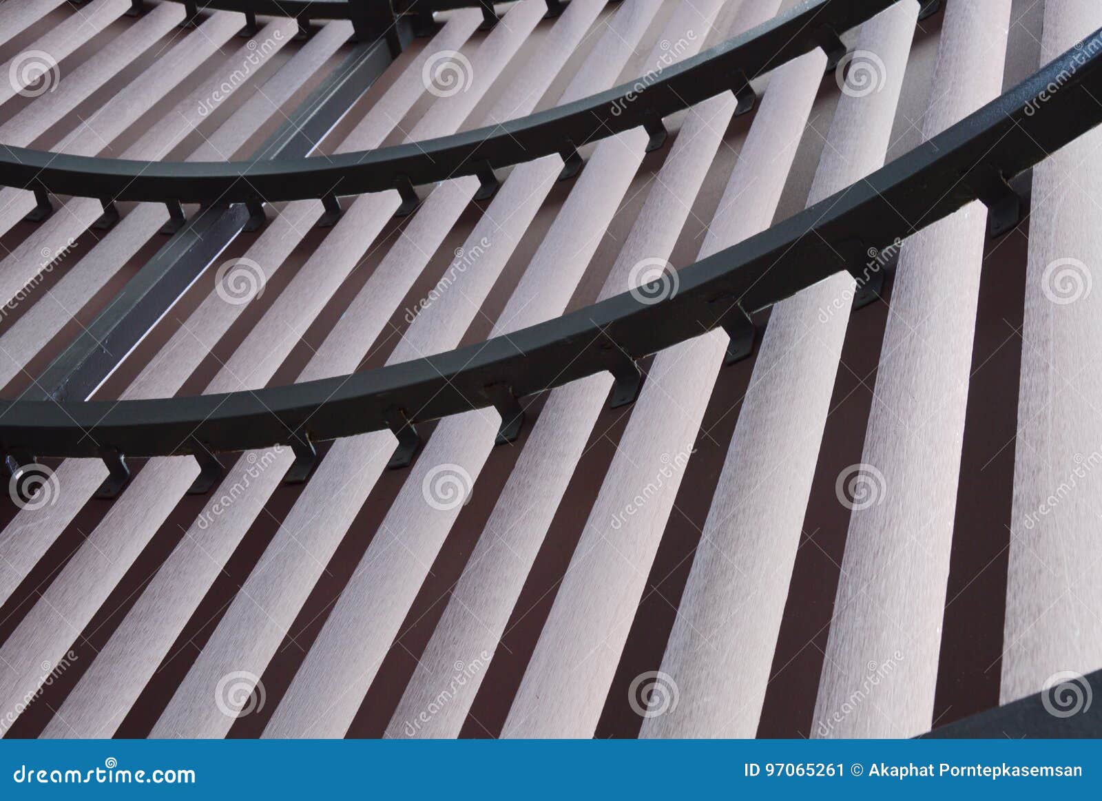 Building Interior with Groove and Curve Stock Image - Image of ...