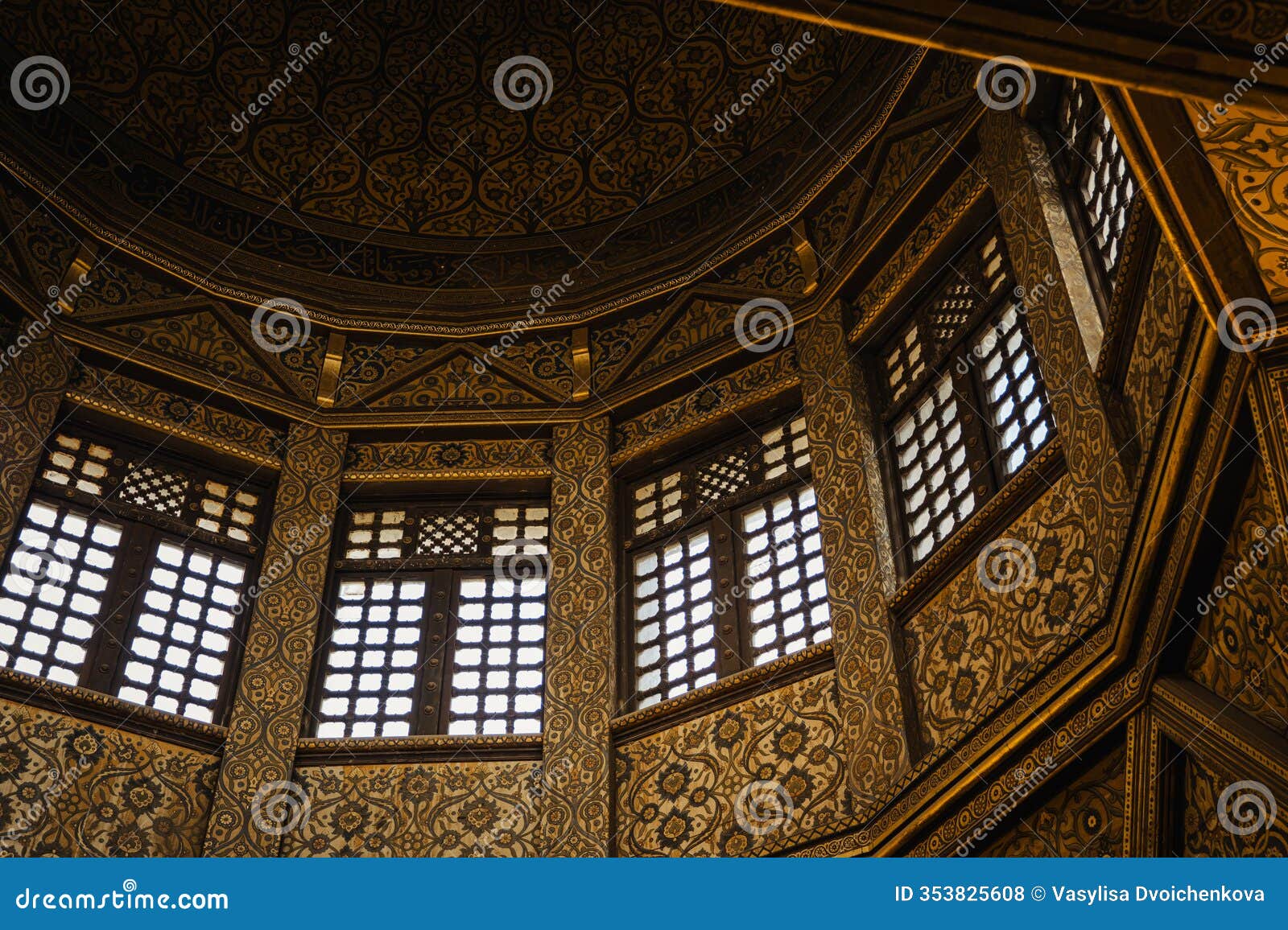 Interior Of Nilometer Building, An Ancient Egyptian Water Measurement ...