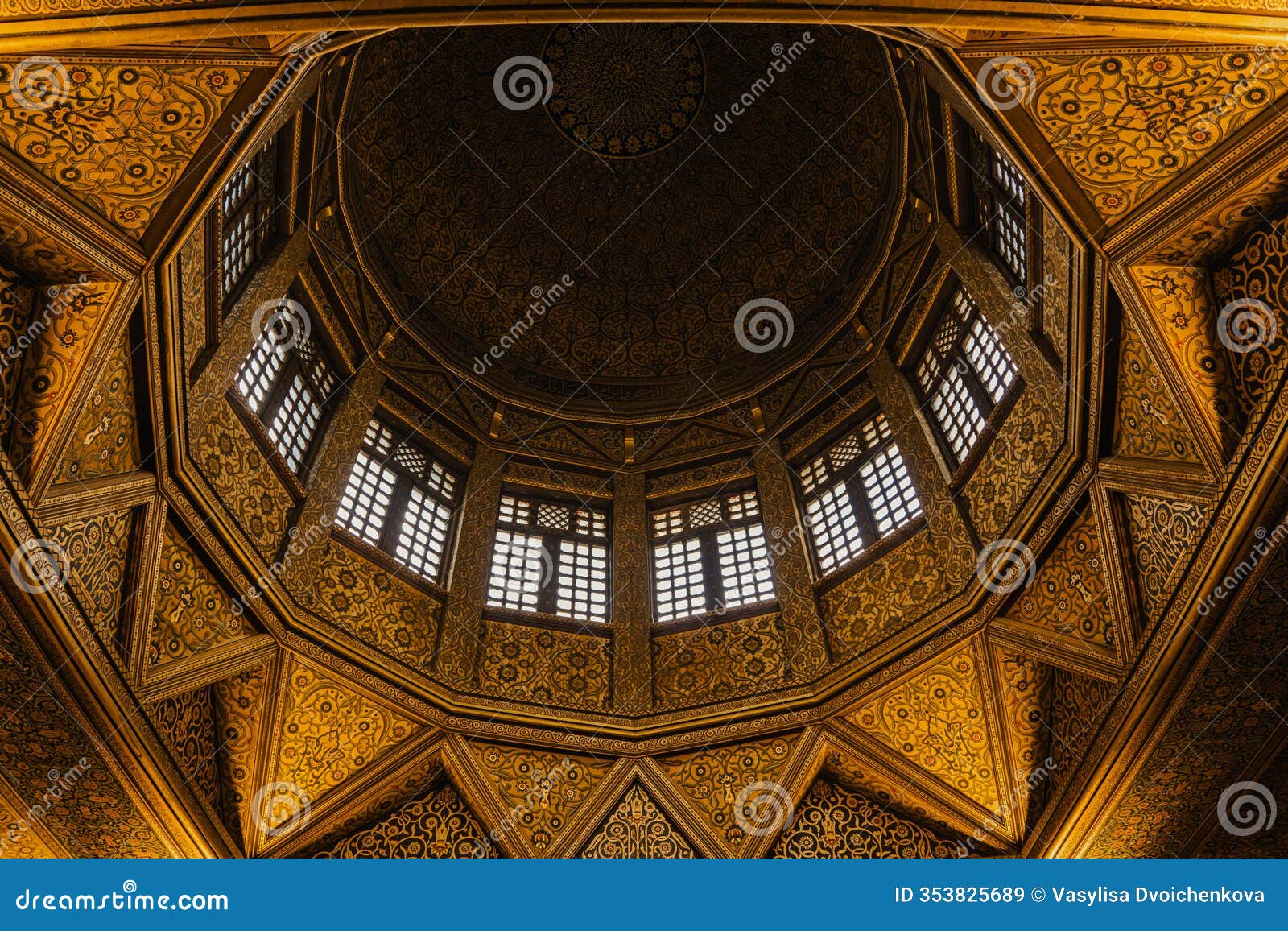 Interior Of Nilometer Building, An Ancient Egyptian Water Measurement ...