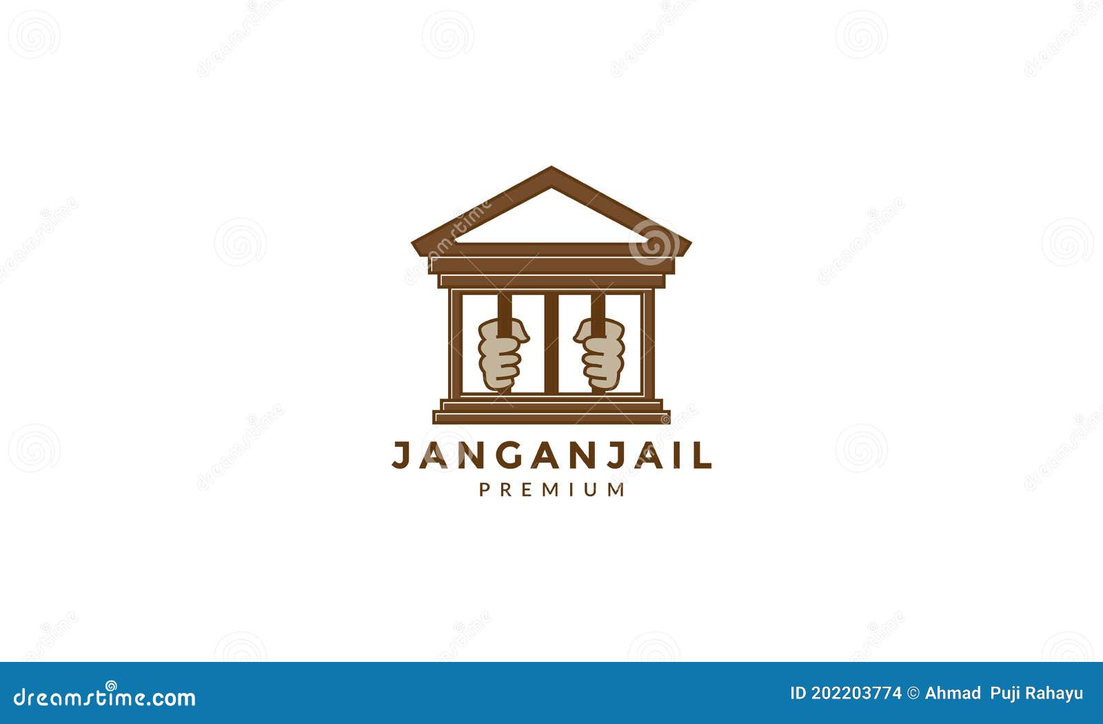Building of Jail or Prison Logo Icon Vector Illustration Design Stock ...