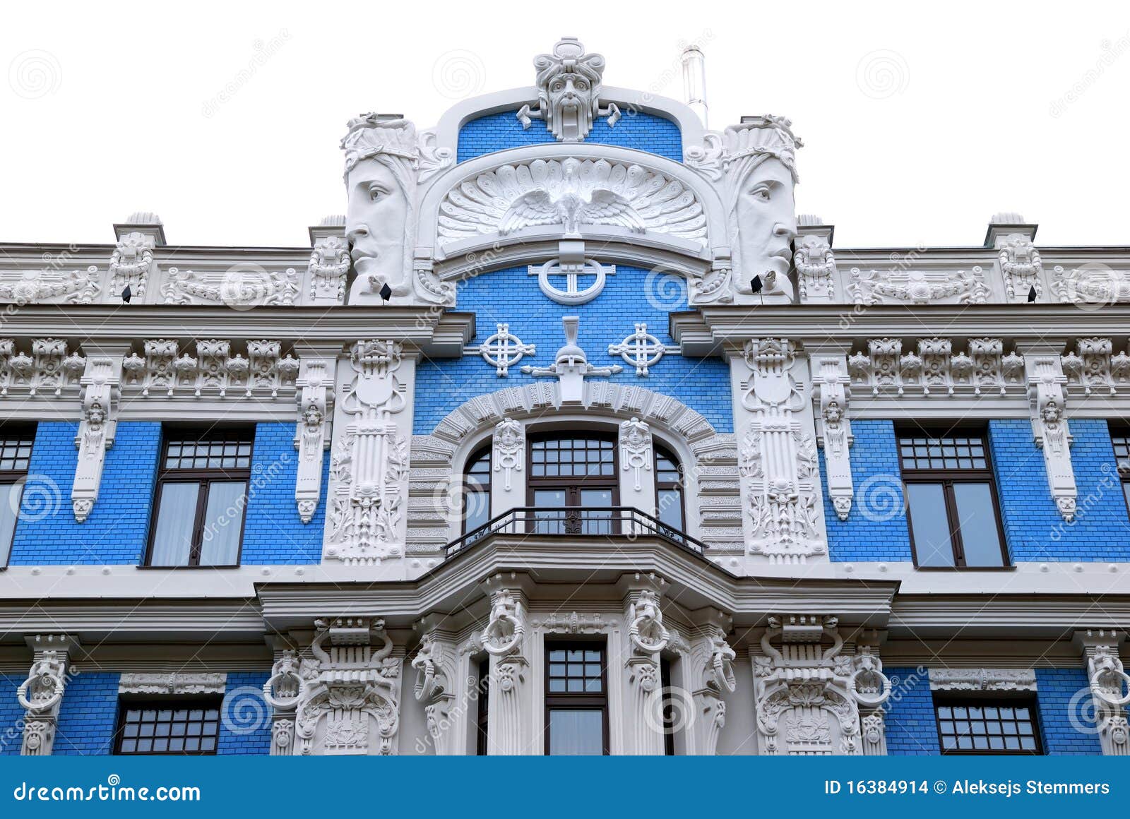 Building in Jugendstyle (Art Nouveau) Stock Photo - Image of house ...