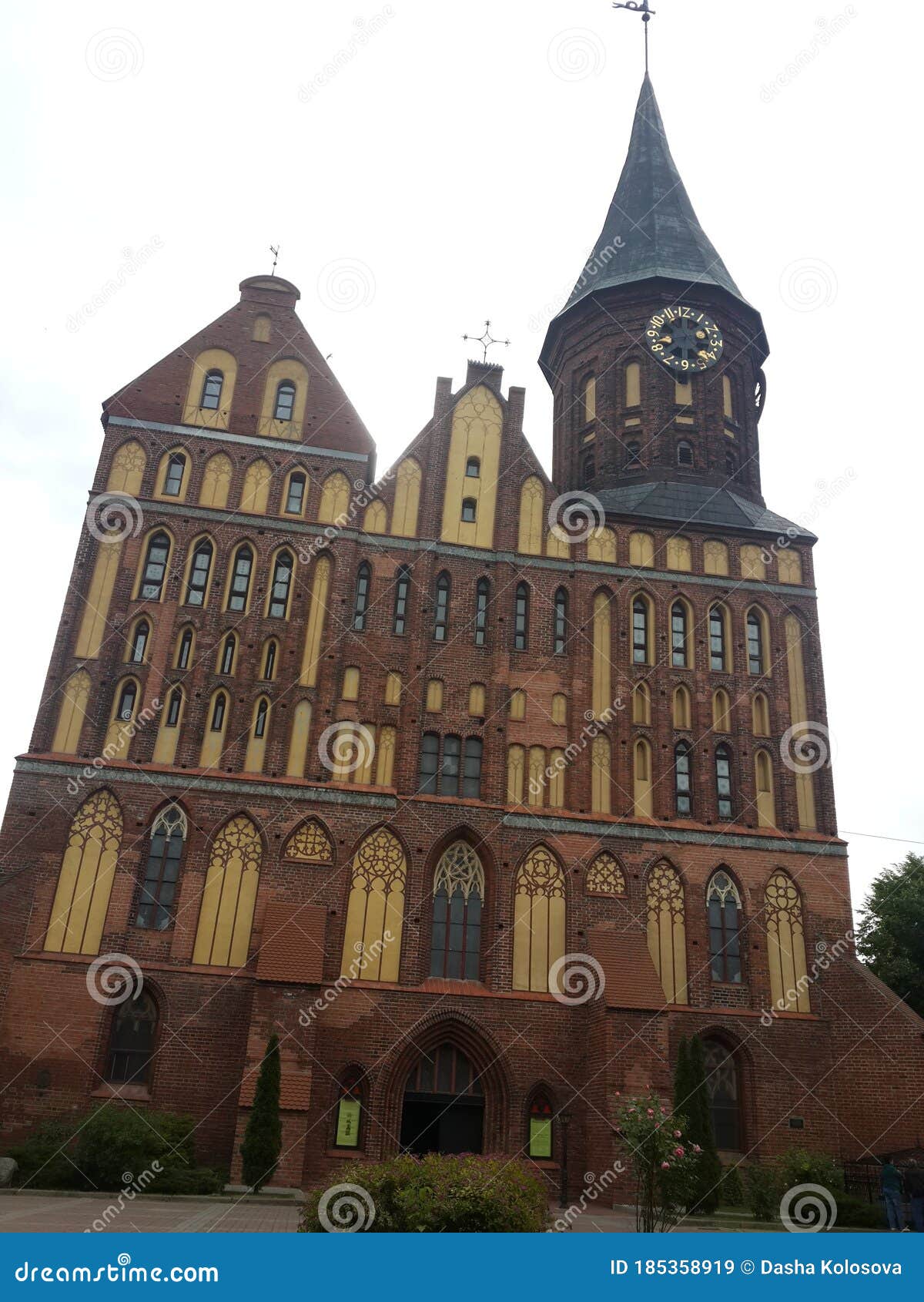 Building in Kaliningrad stock image. Image of narchitecture - 185358919