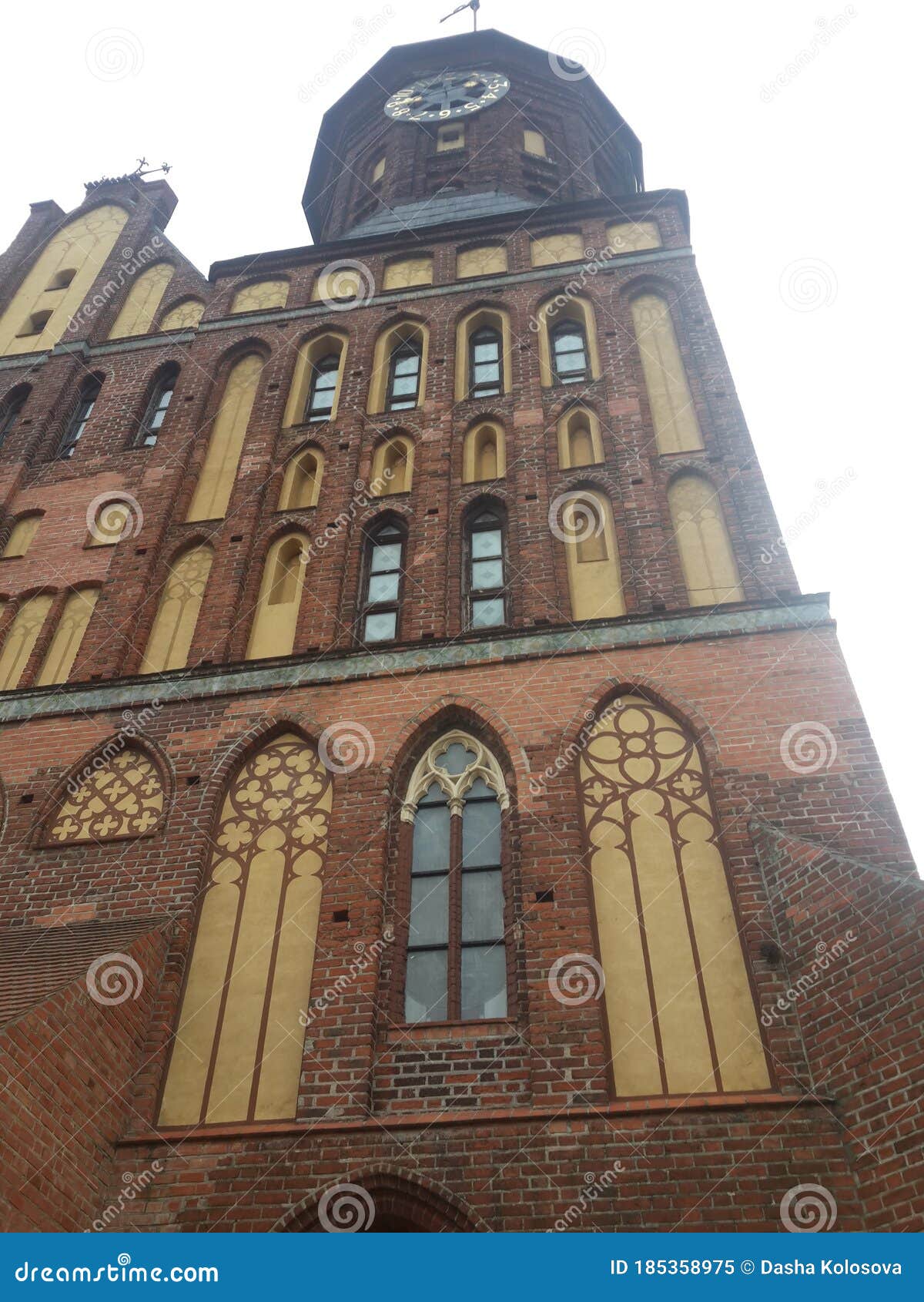 Building in Kaliningrad stock image. Image of construction - 185358975