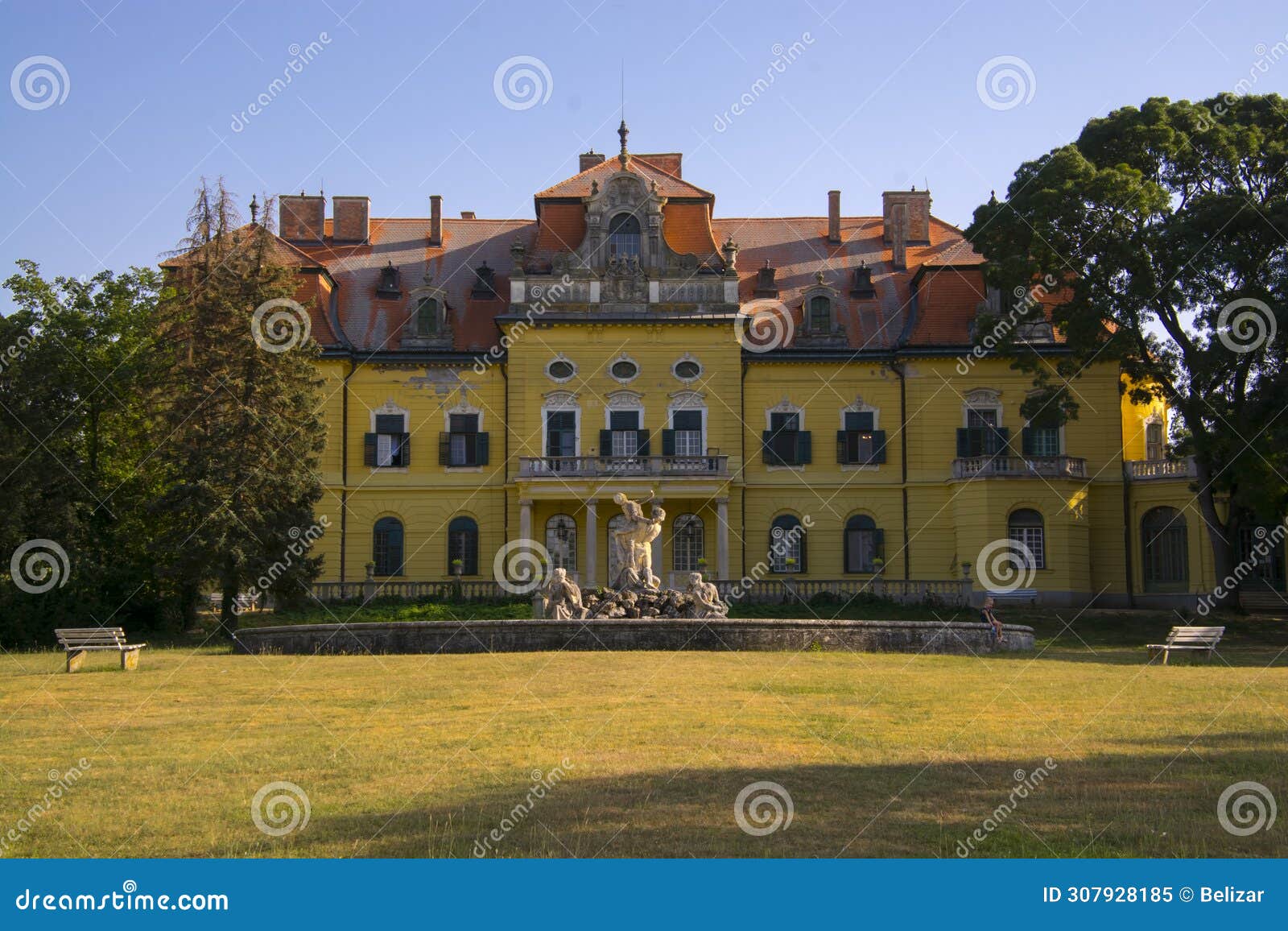 Building of the Karolyi Castle in Nagymagocs Editorial Image - Image of ...