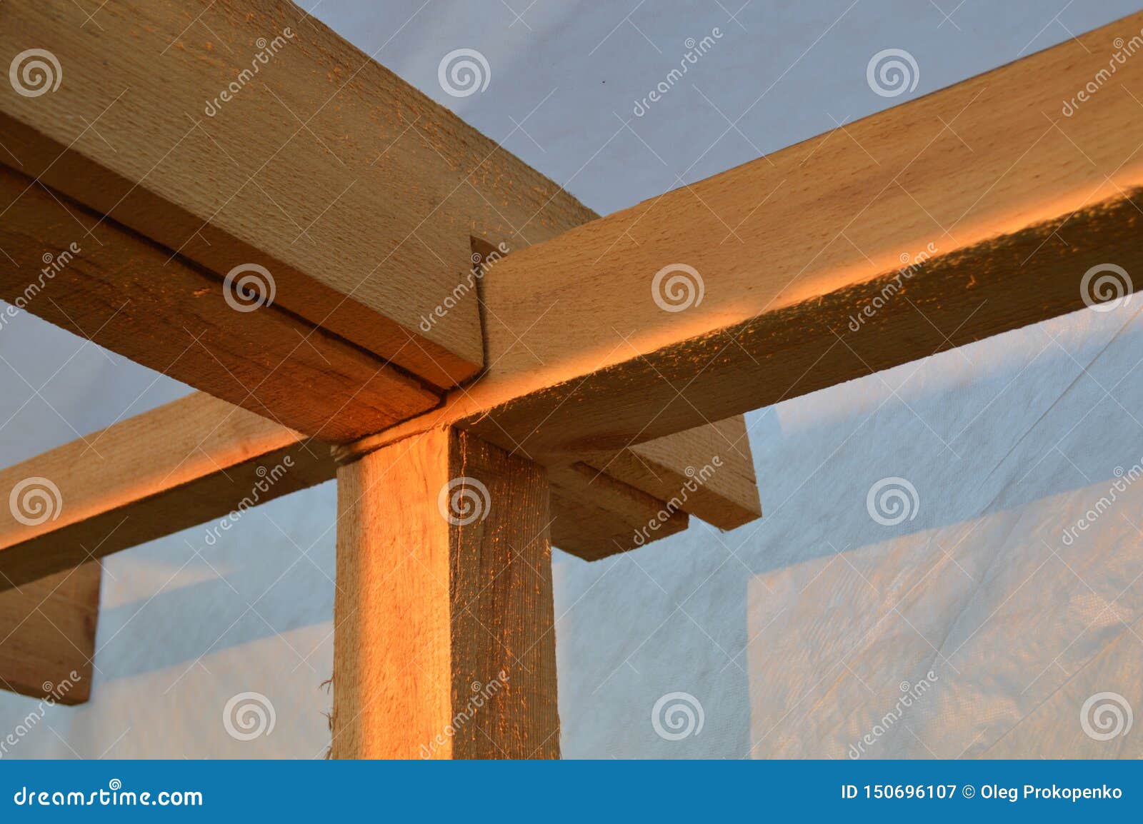 Building Knots and Designs from a Tree, Fastening of a Framework Stock ...