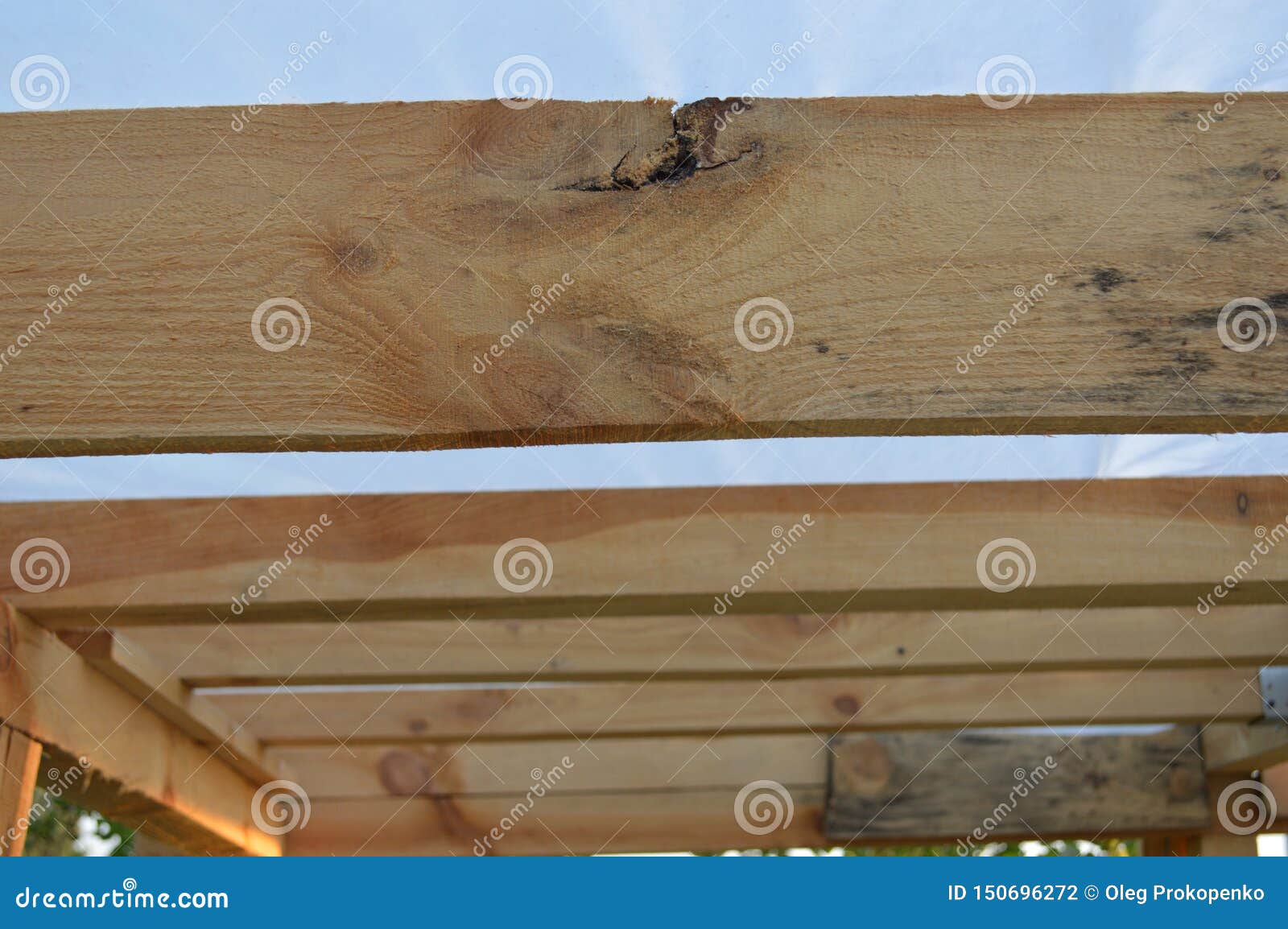 Building Knots and Designs from a Tree, Fastening of a Framework Stock ...