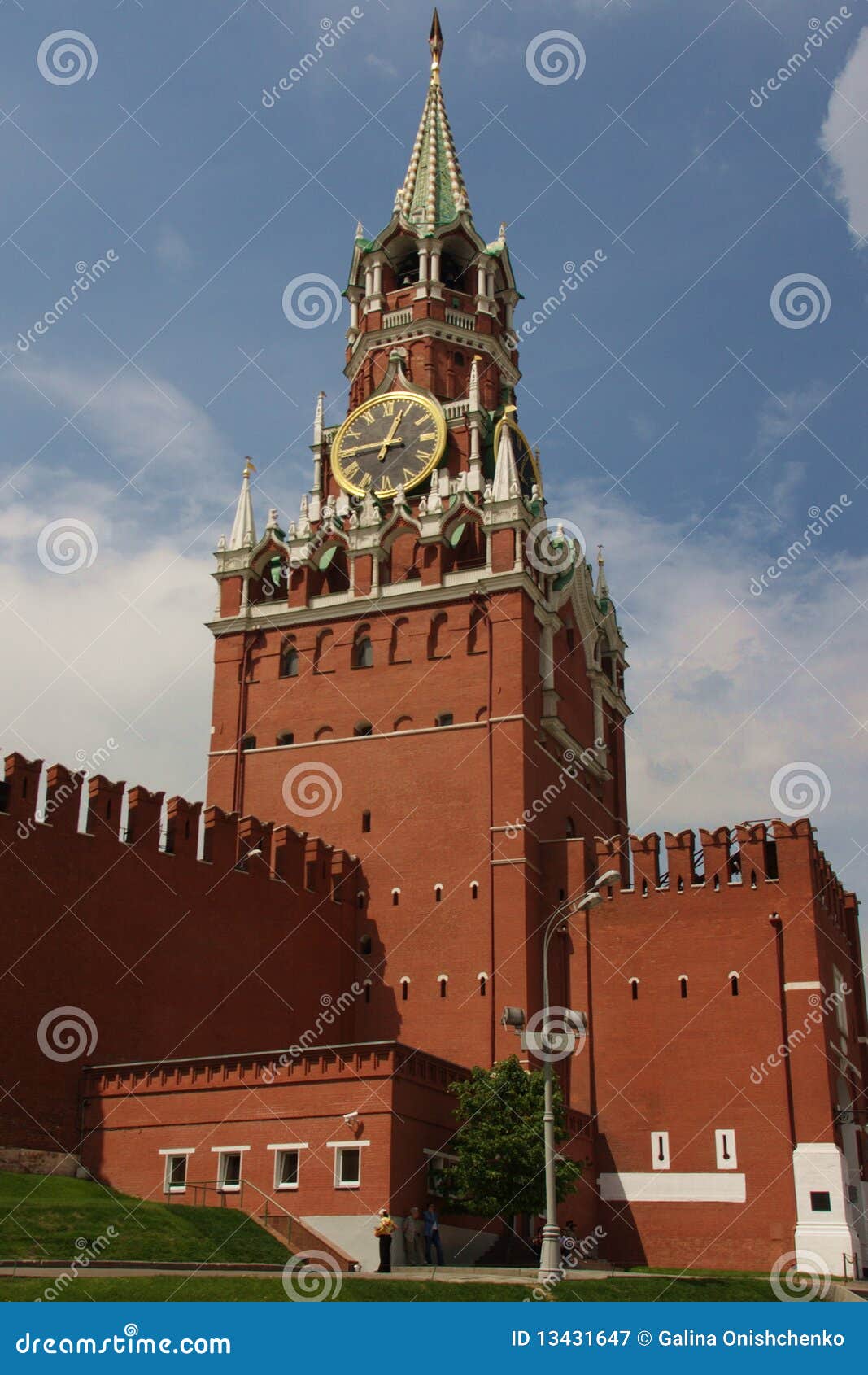 Building of the Kremlin on Red Square Stock Image - Image of brick ...