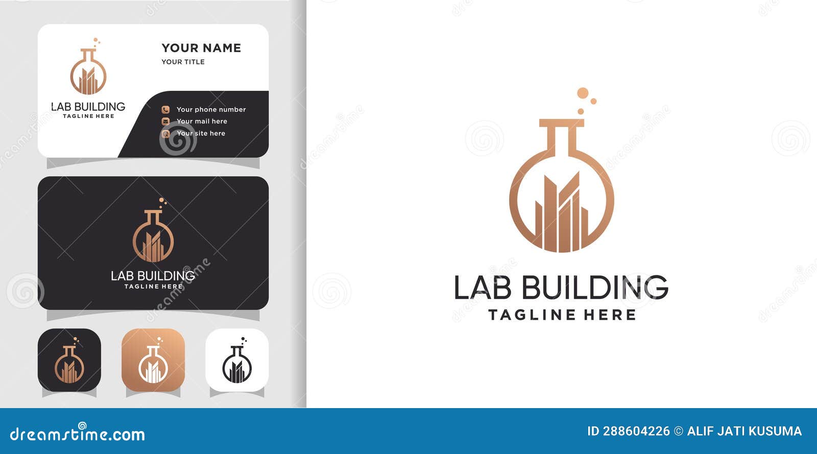 Building Labs Logo Design Concept Premium Vector Stock Vector ...
