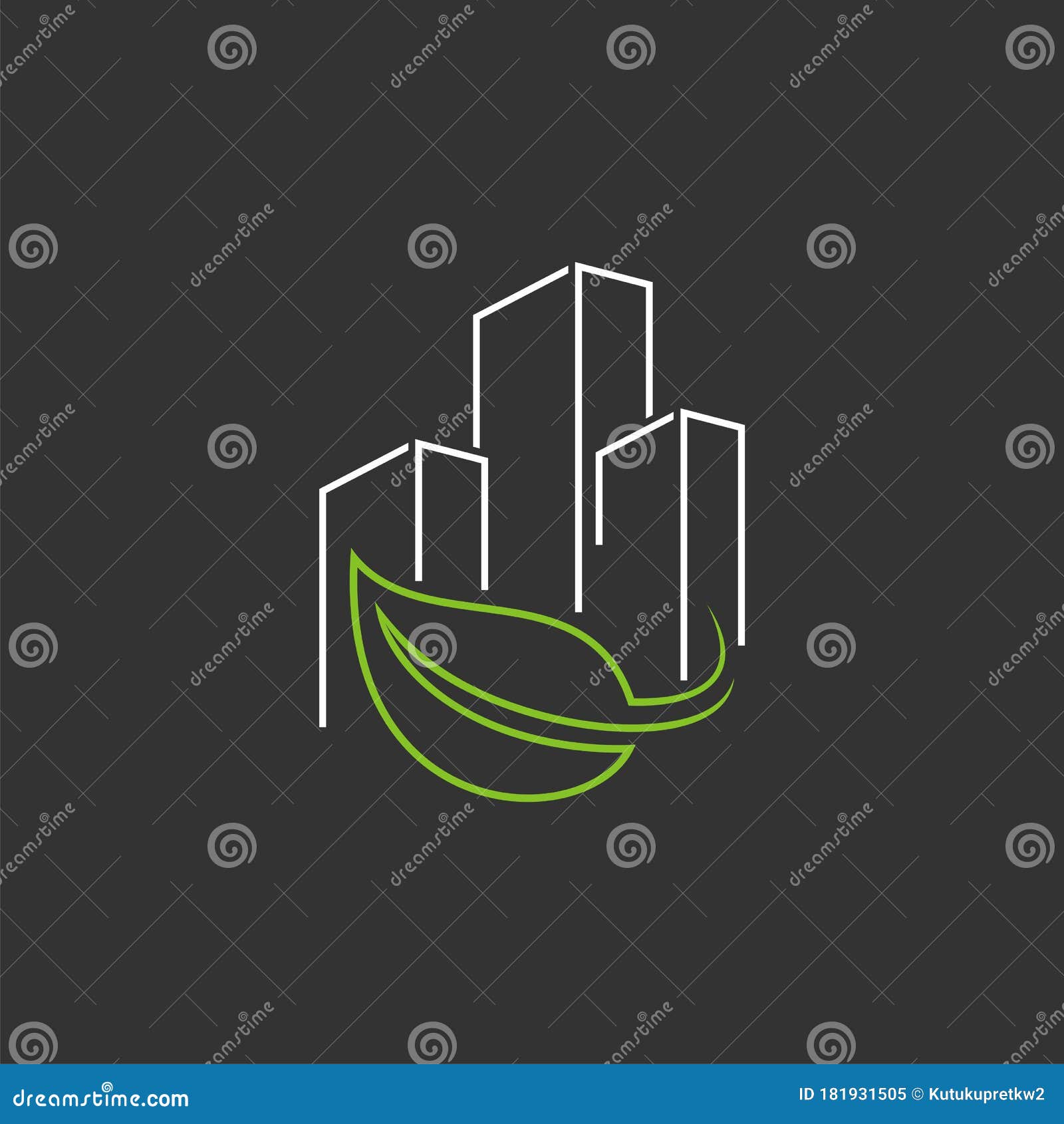 Building and Leaf Logo Template Illustration Design. Vector EPS 10 ...