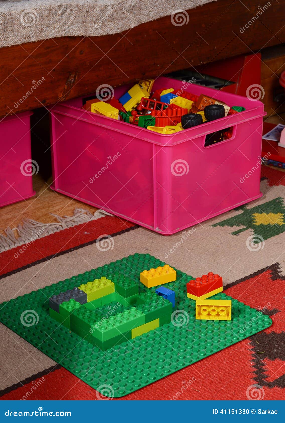 Building Lego Blocks Stock Image | CartoonDealer.com #7072519