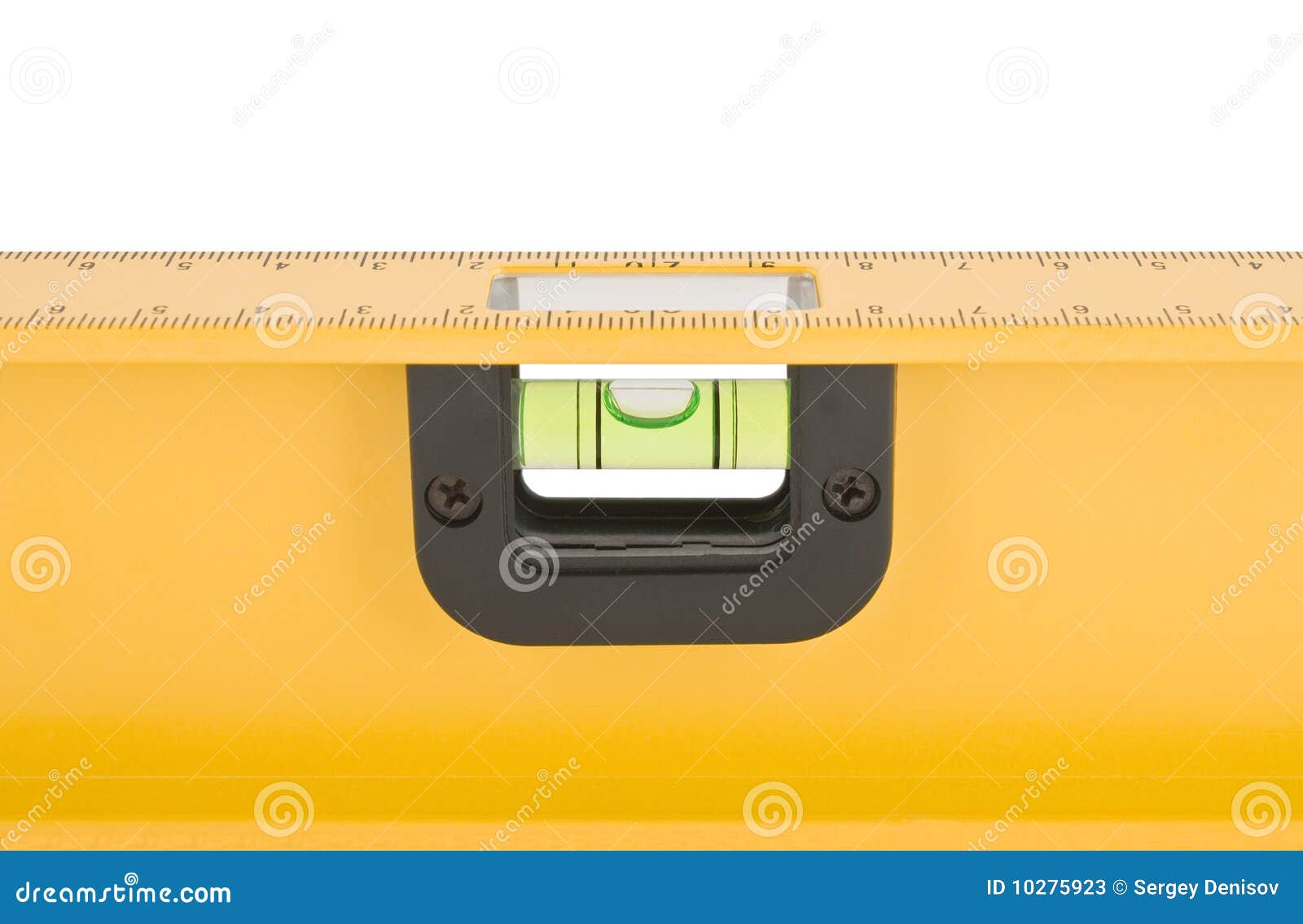 The Building Level Tool Measures The Level Surface Of A Building Wall ...