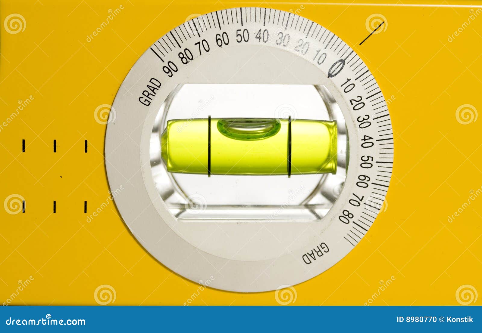 The Building Level Tool Measures The Level Surface Of A Building Wall ...