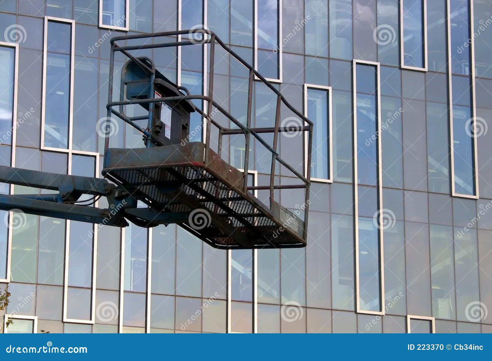 Building lifter stock photo. Image of cage, rail, industry - 223370