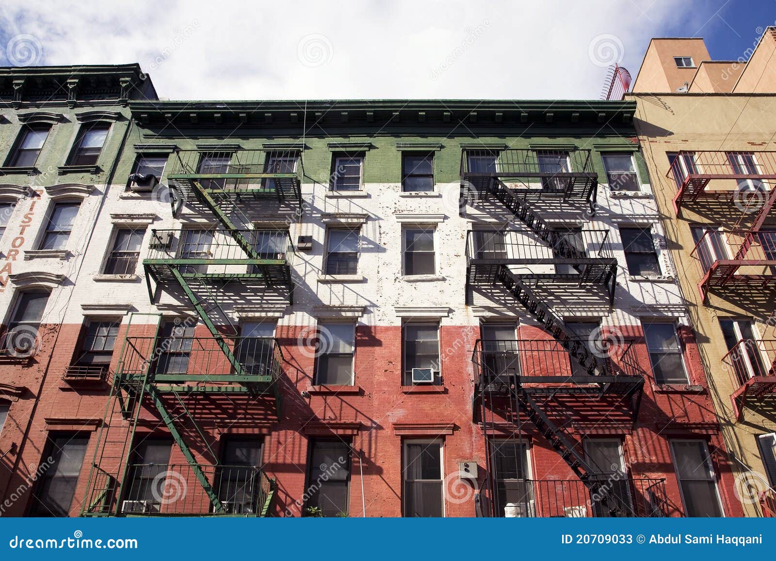 Building in Little Italy stock image. Image of york, facade - 20709033