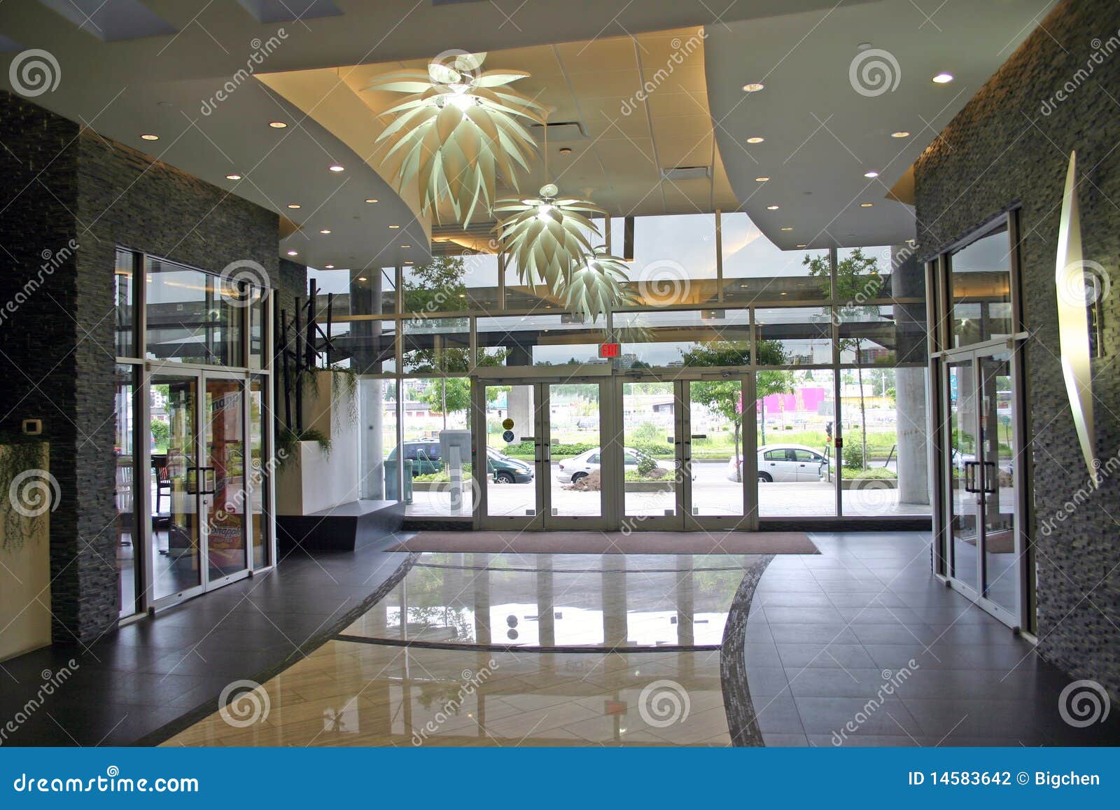 Building lobby stock photo. Image of building, light - 14583642