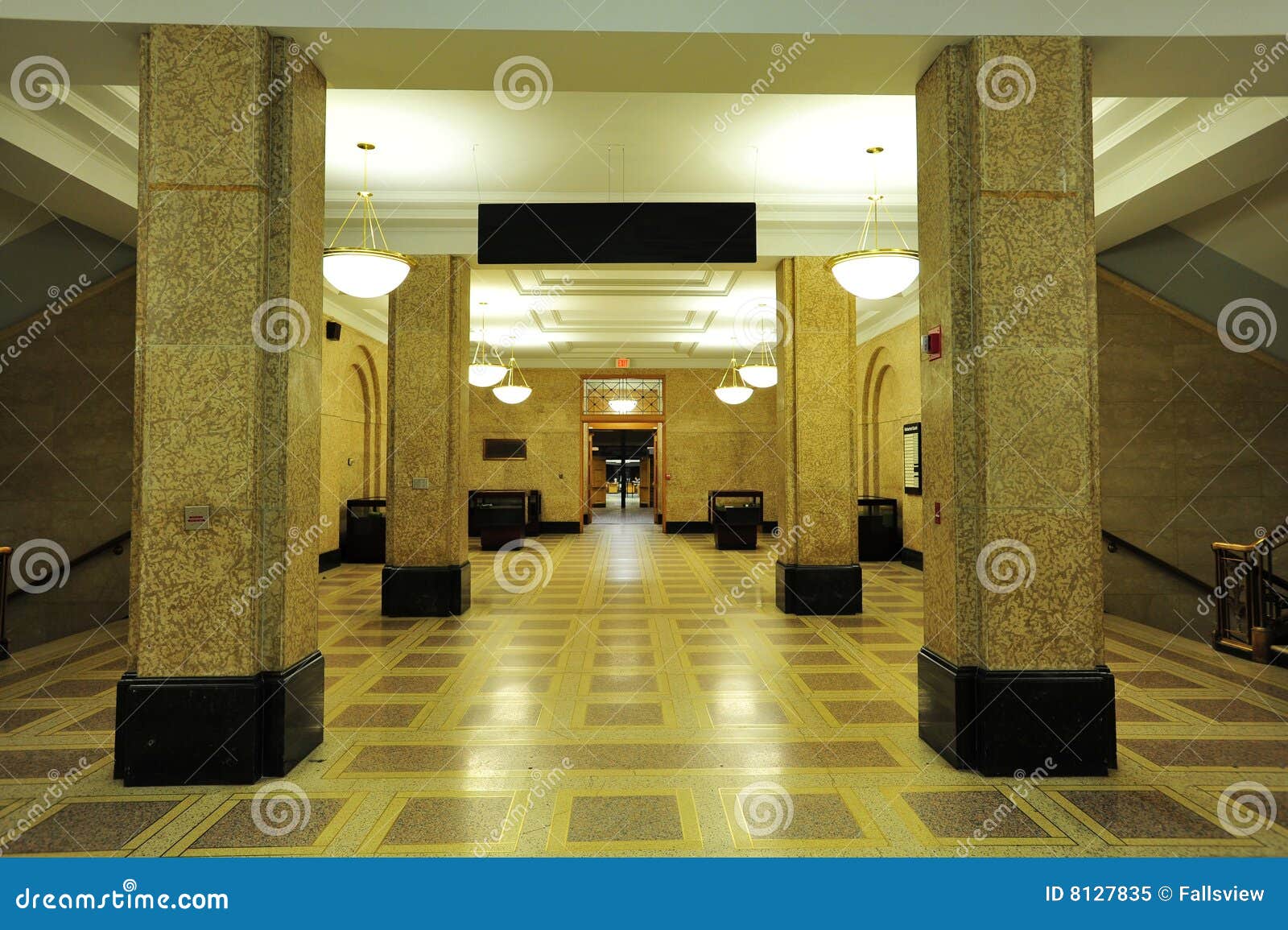 Building lobby stock image. Image of door, ceiling, lobby - 8127835