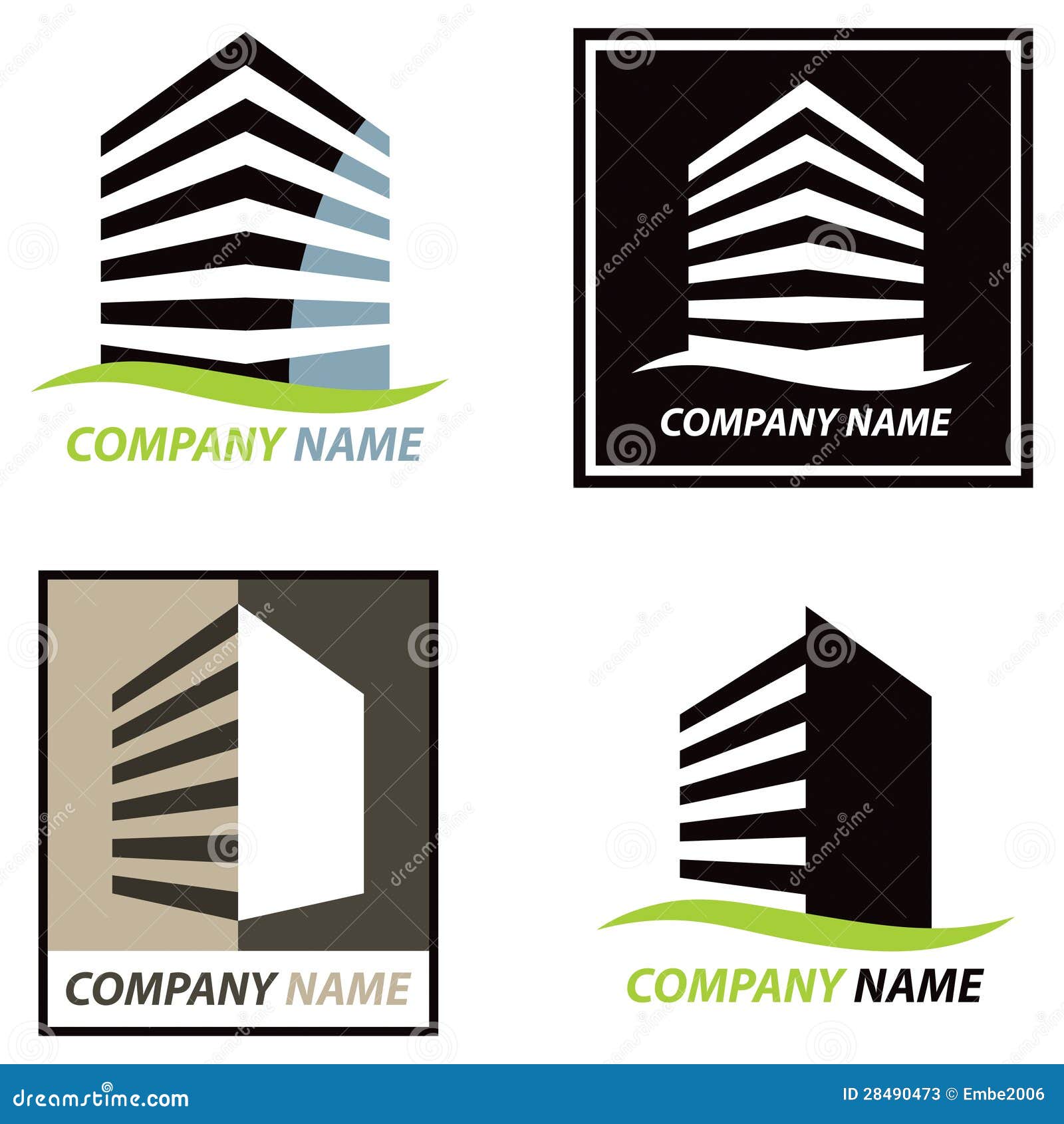 Building Logo stock vector. Illustration of easy, city - 28490473