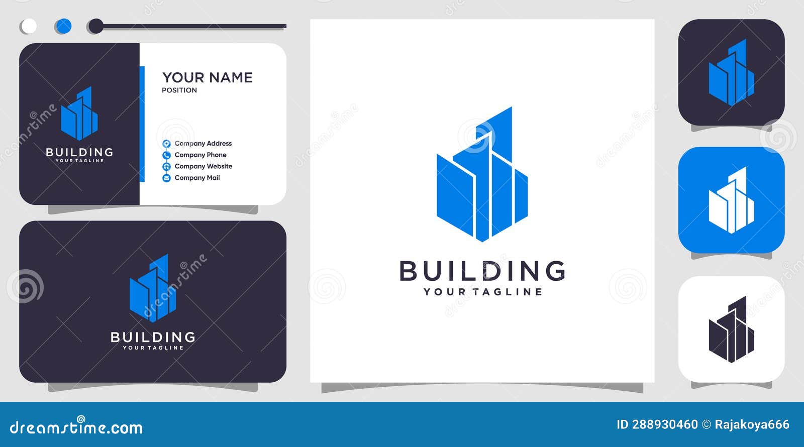 Building Logo Concept with Modern Creative Style Premium Vector Stock ...