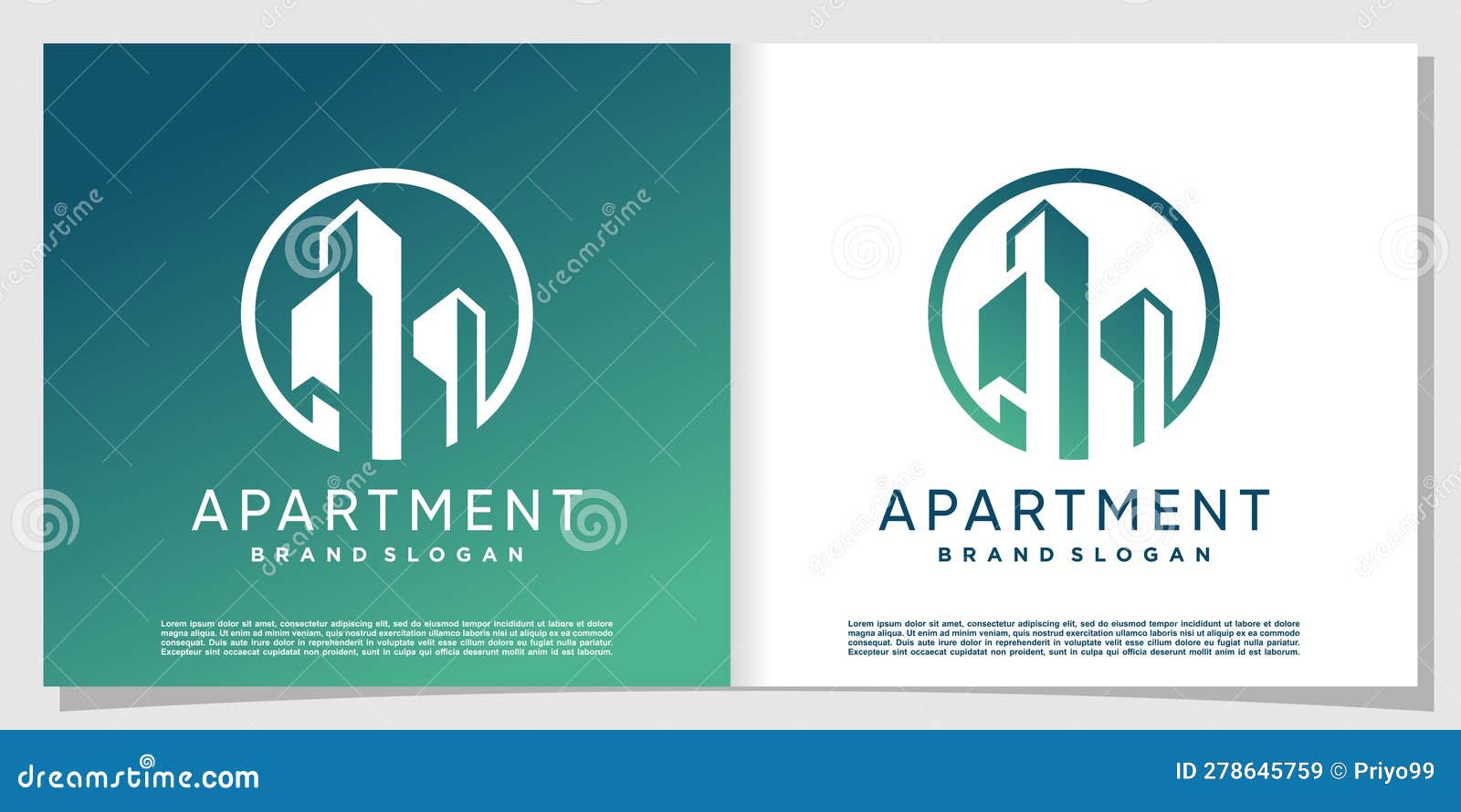 Building Logo with Creative Modern Style Premium Vector Stock Vector ...