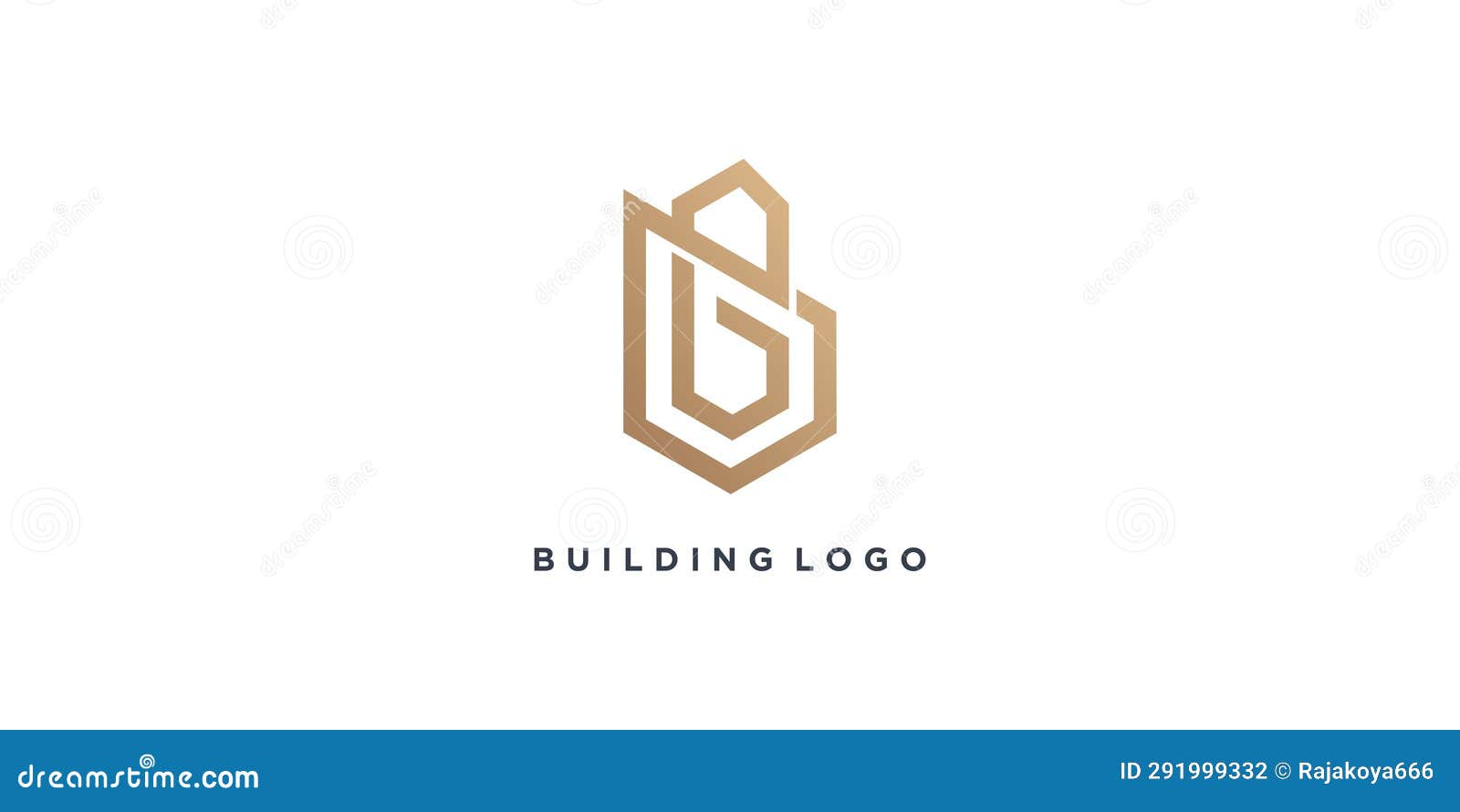 Building Logo Design Idea with Abstract Letter B Stock Vector ...