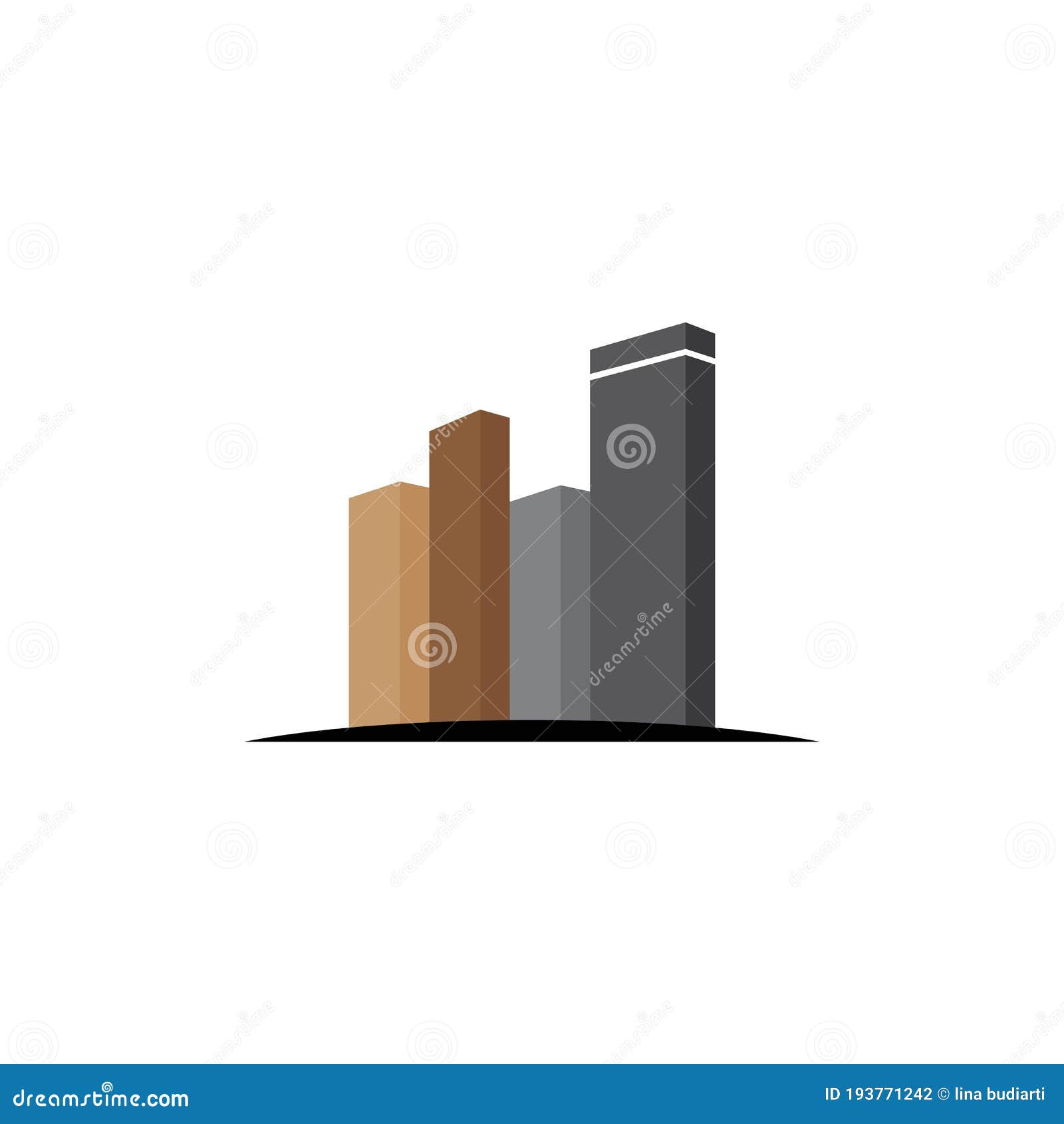 Buldings logo stock vector. Illustration of abstract - 193771242