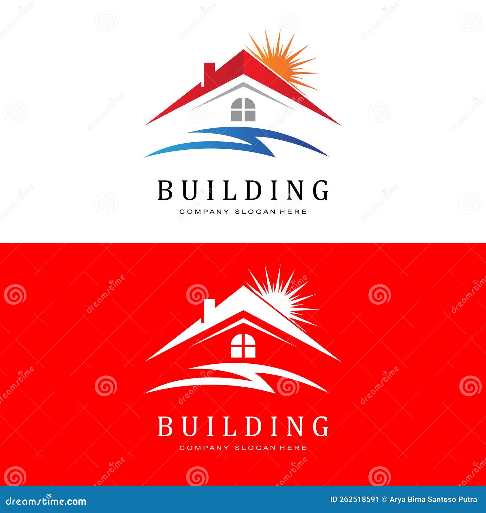Logo Residential Cartoon Vector | CartoonDealer.com #25497249