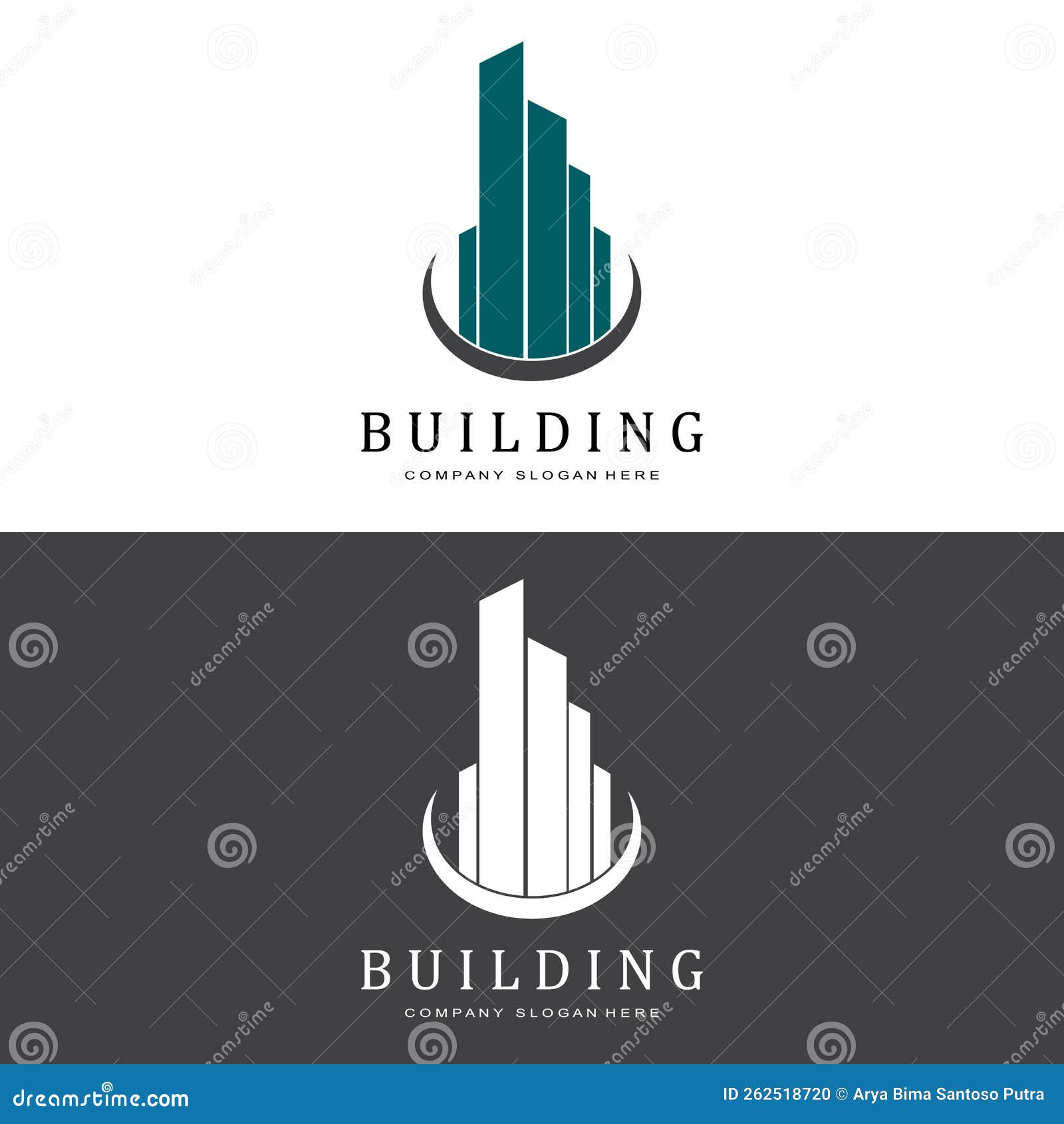 Logo Residential Cartoon Vector | CartoonDealer.com #25497249