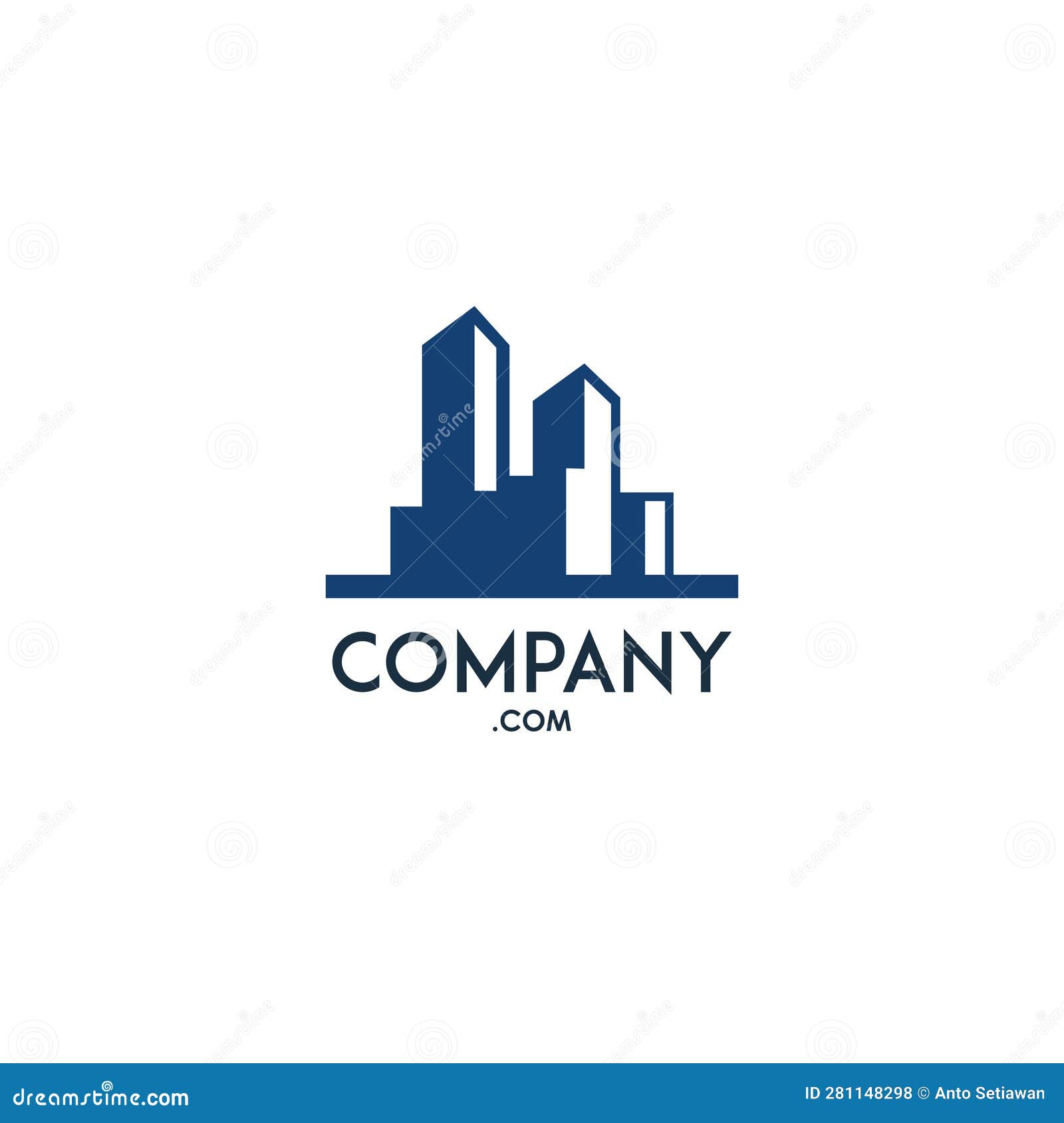 Building Logo Symbol Vector Simple Stock Vector - Illustration of ...
