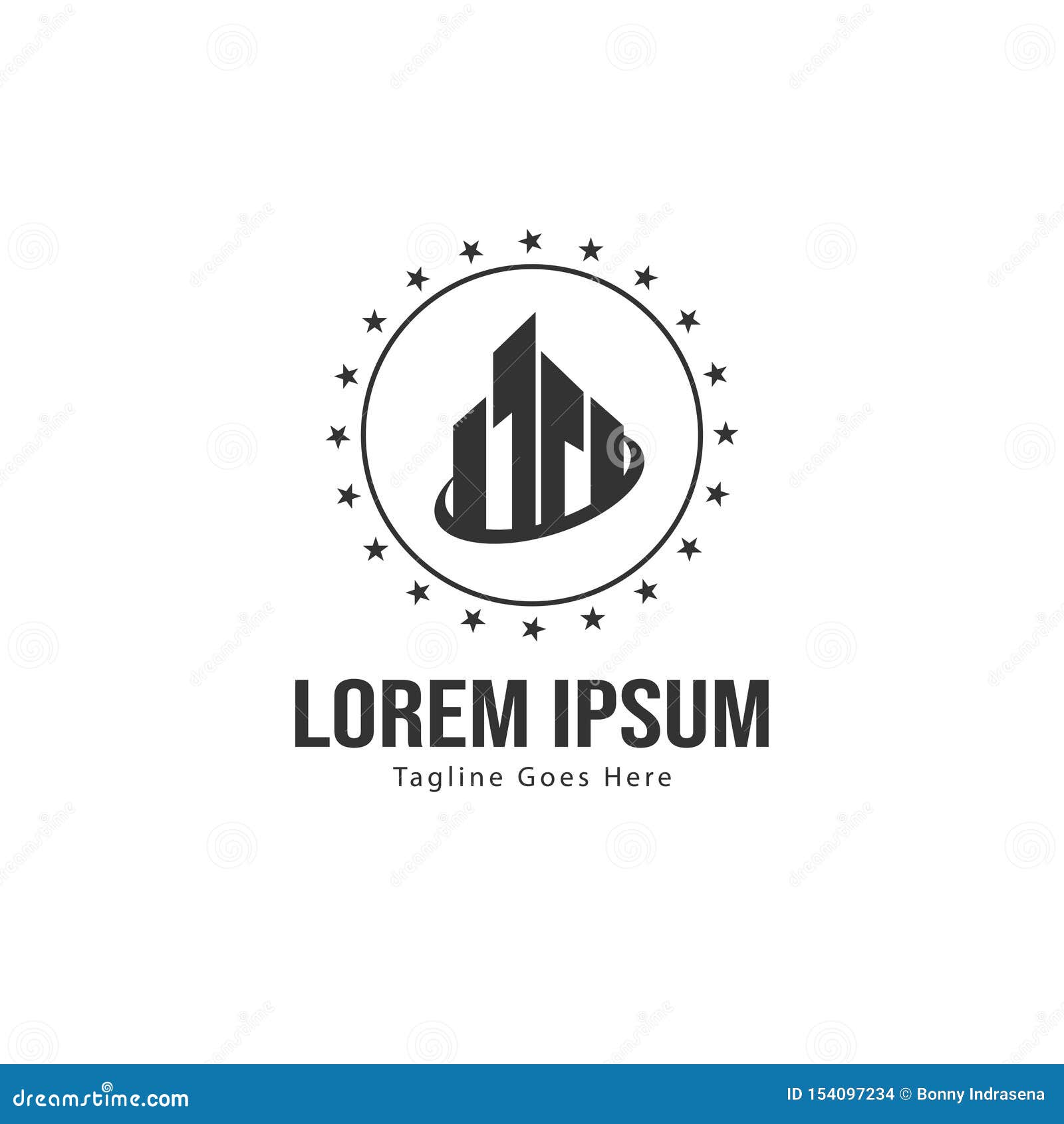 Building Logo Template Design. Minimalist Building Logo with Modern ...