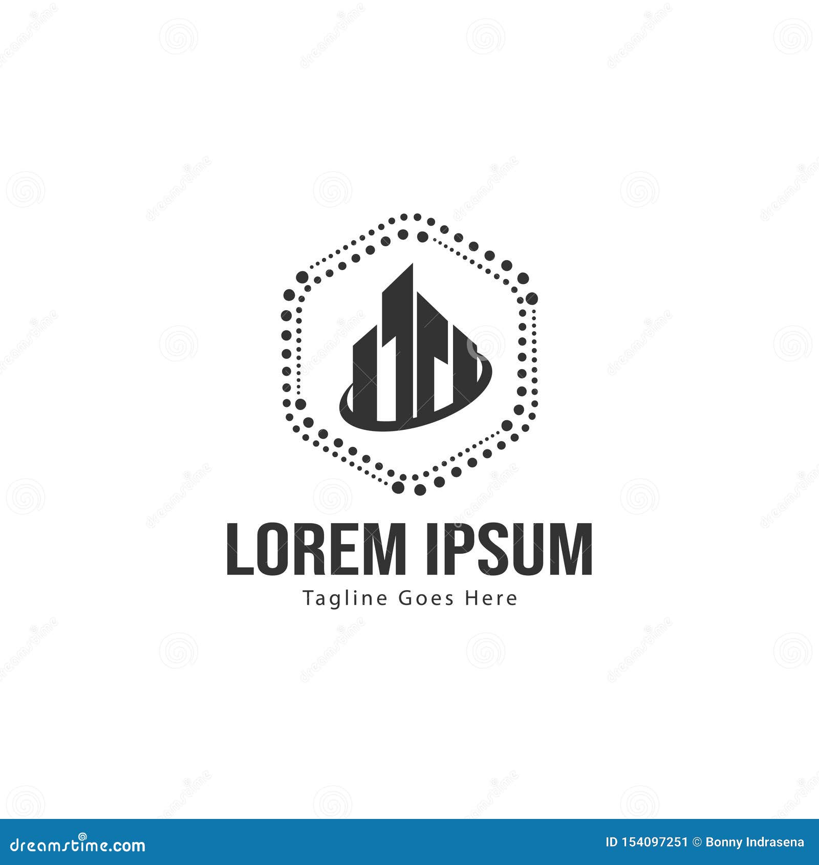 Building Logo Template Design. Minimalist Building Logo with Modern ...