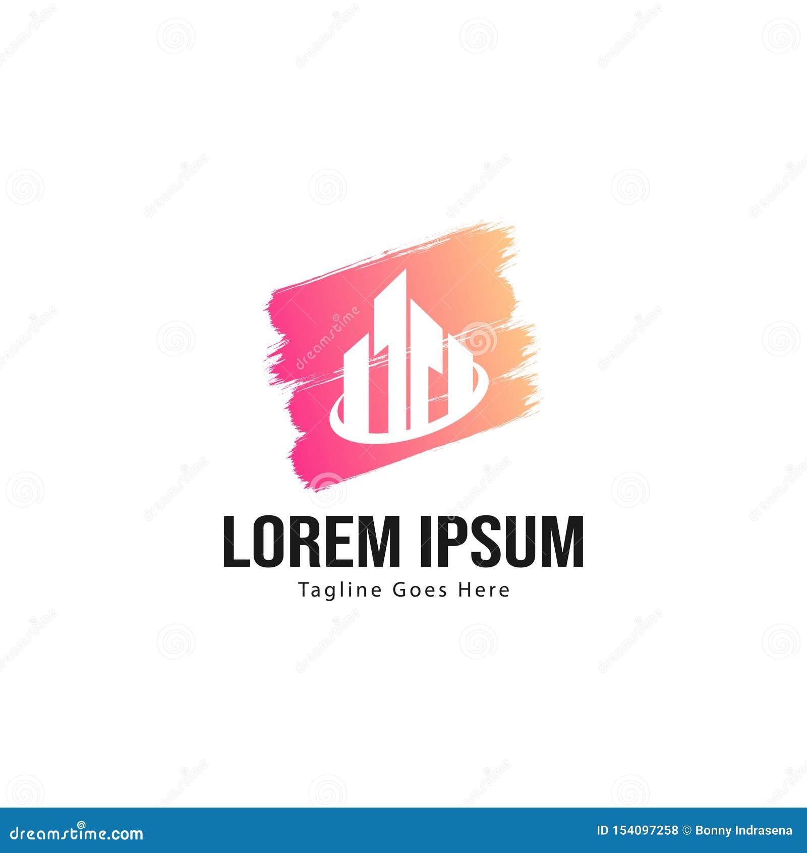 Building Logo Template Design. Minimalist Building Logo with Modern ...