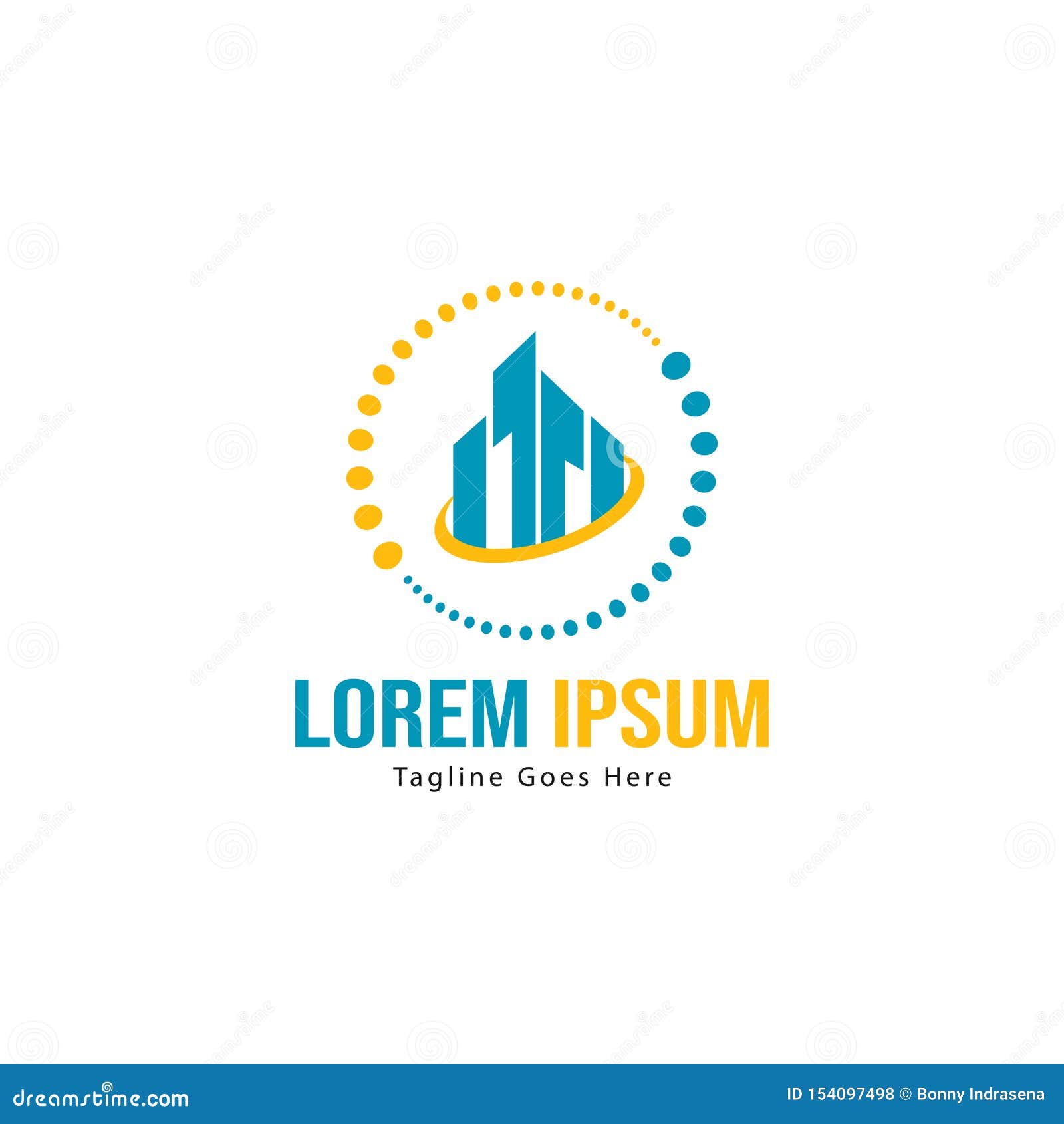 Building Logo Template Design. Minimalist Building Logo with Modern ...