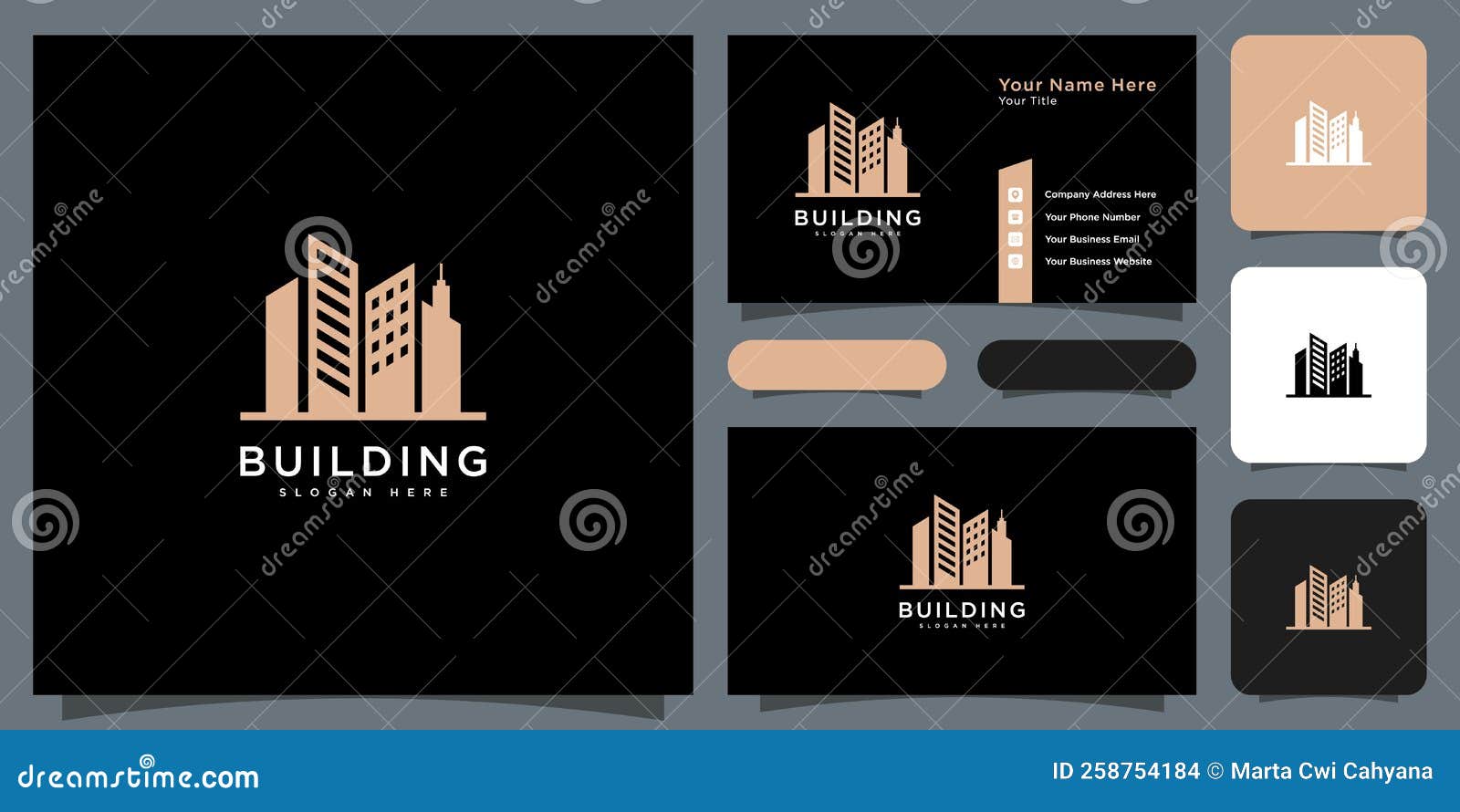 Building Logo Vector Design Template Stock Vector - Illustration of ...