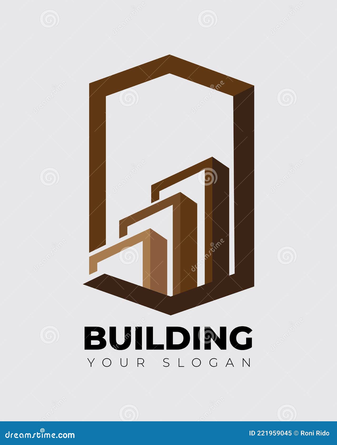 Building Logo Vector Illustration Design Stock Vector - Illustration of ...