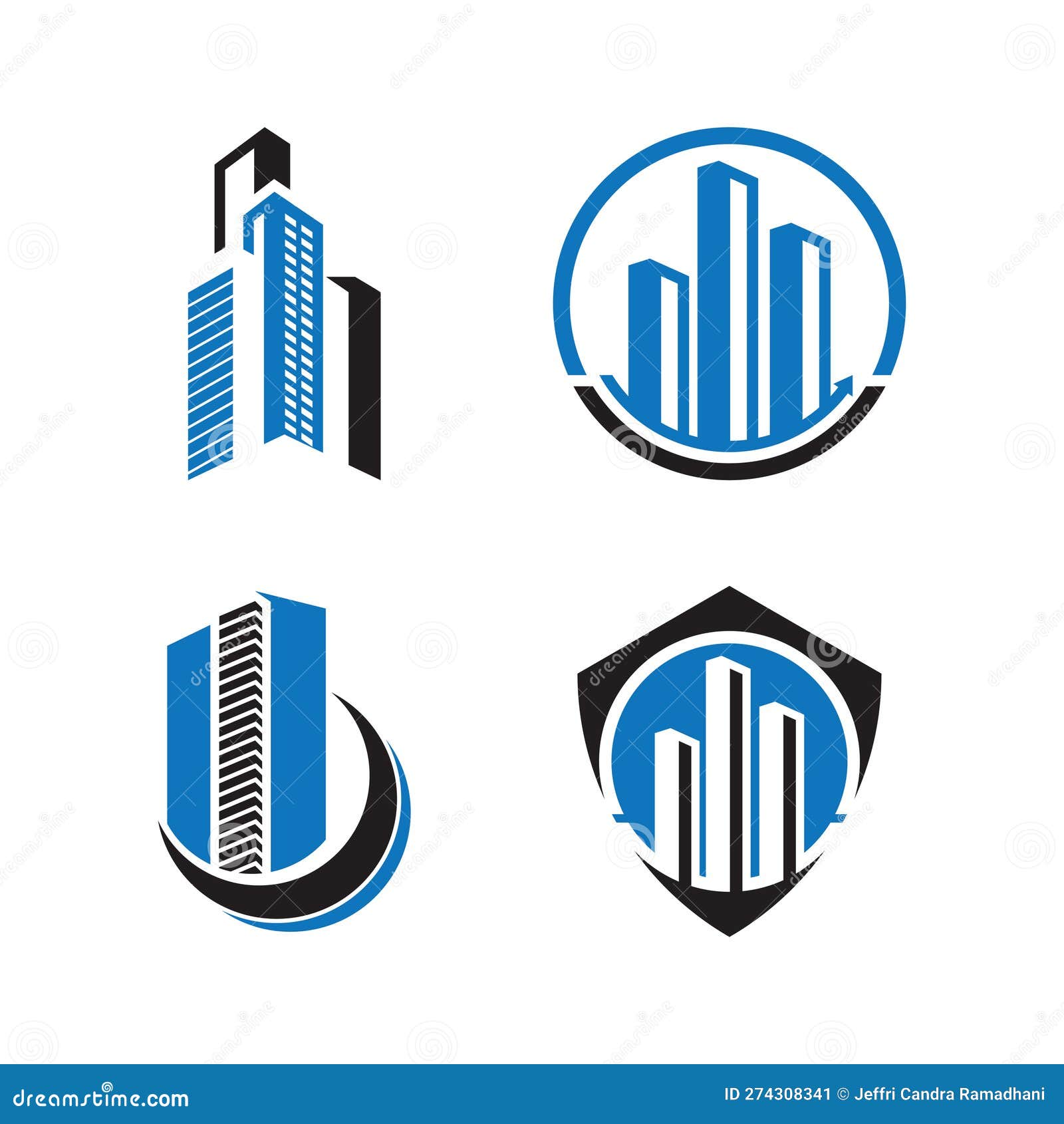 Building Logo Vector and Symbol Icon Stock Vector - Illustration of ...