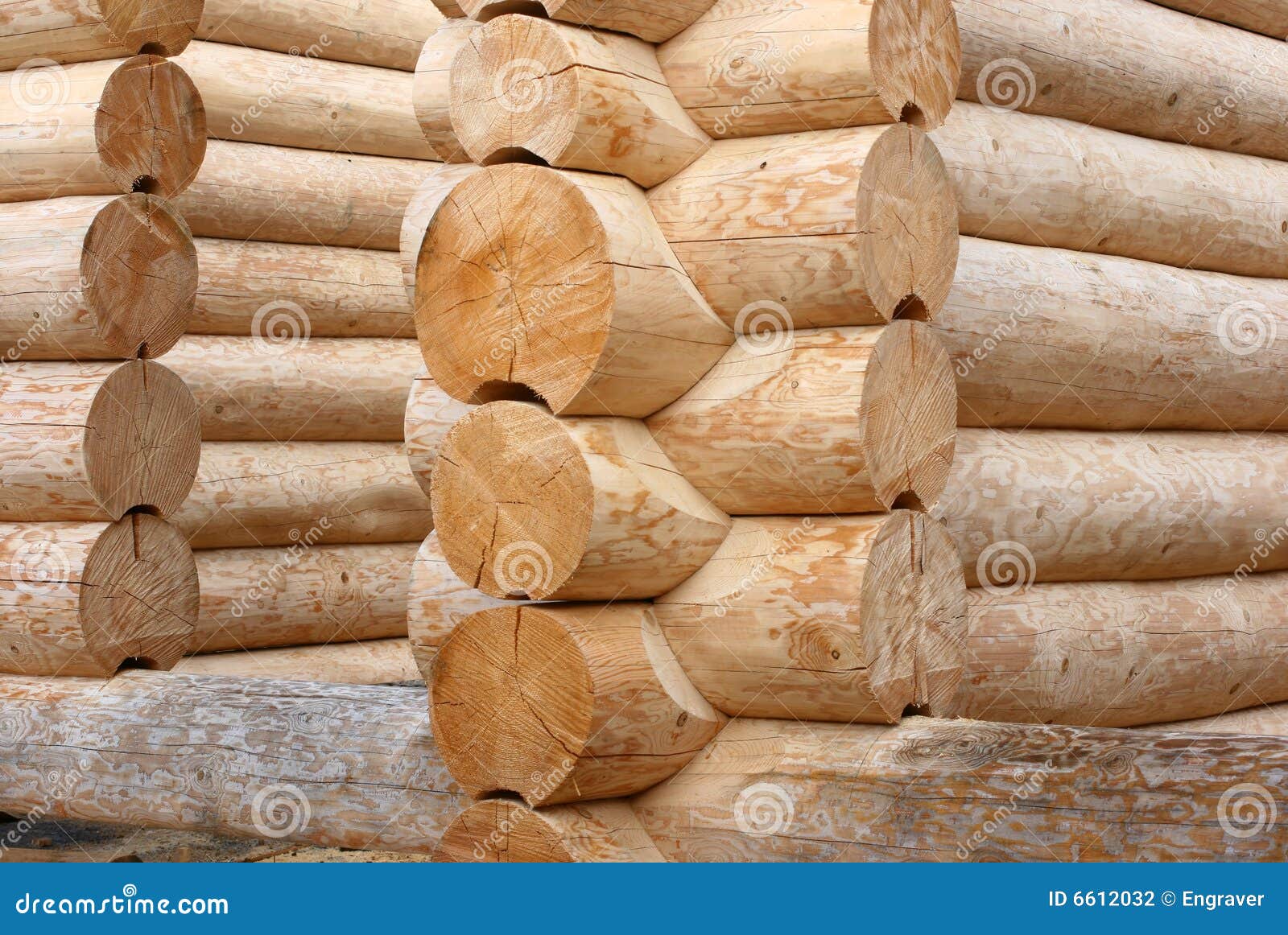 Building Logs House 1 Royalty-Free Stock Image | CartoonDealer.com #6612202