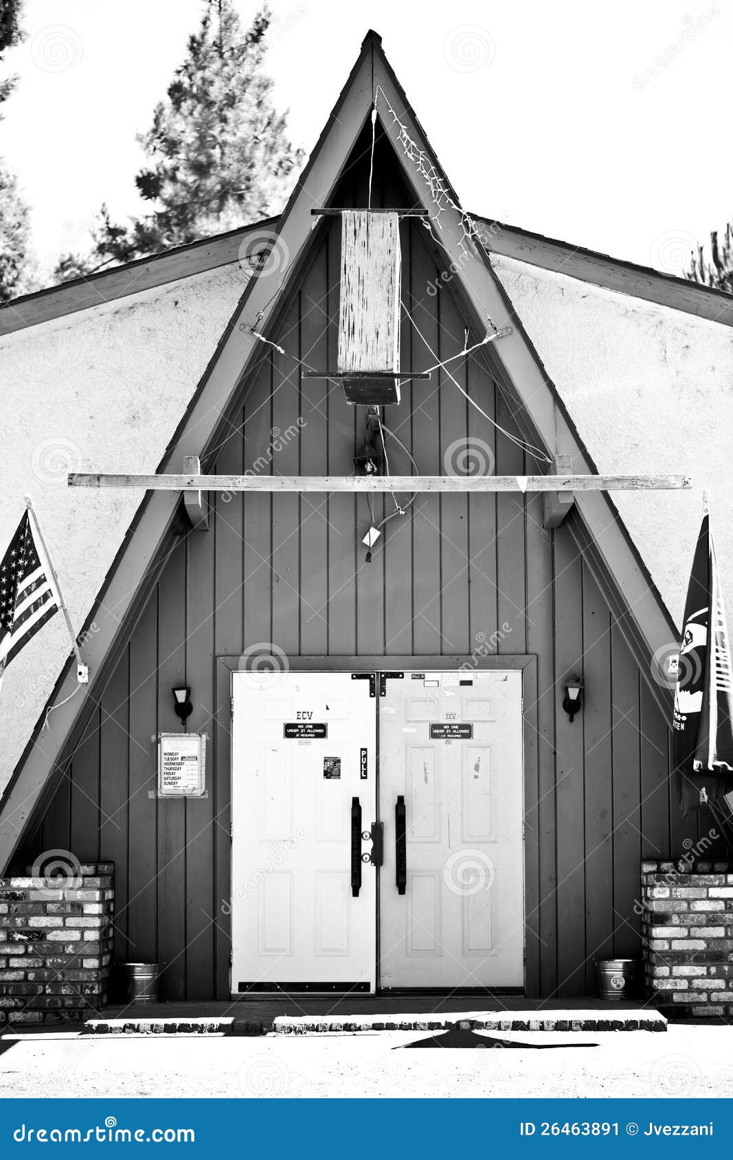 Building that Looks Like the Letter a Stock Image - Image of chic ...