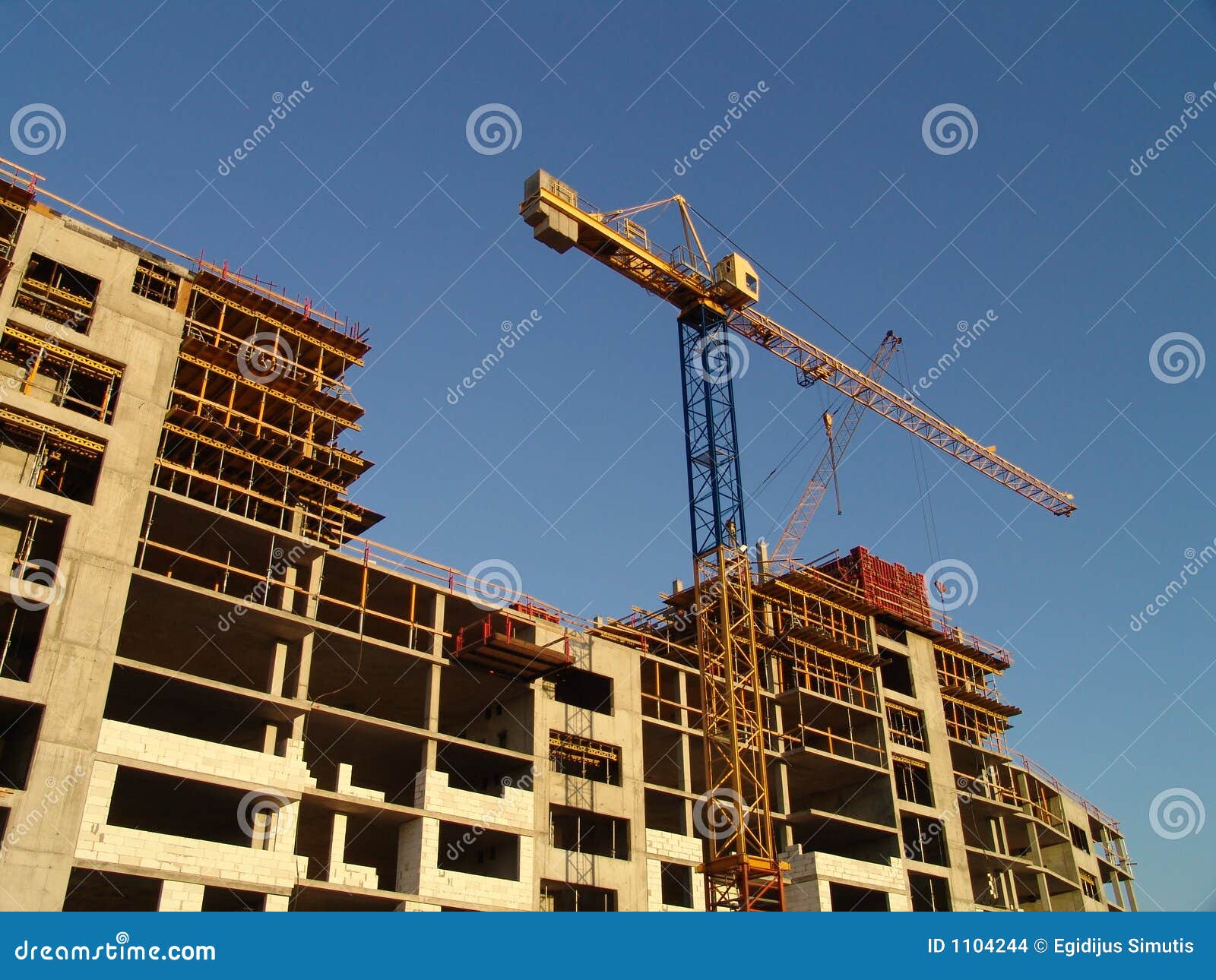 Building lot stock photo. Image of future, steel, concrete - 1104244