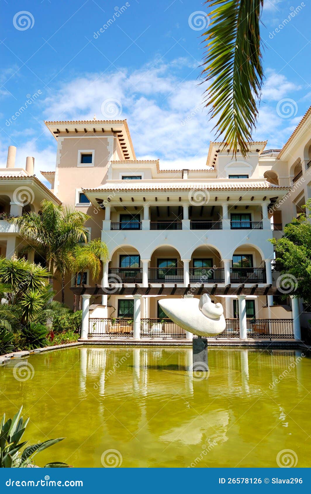 The Building of Luxury Hotel Stock Photo - Image of tourism, decoration ...