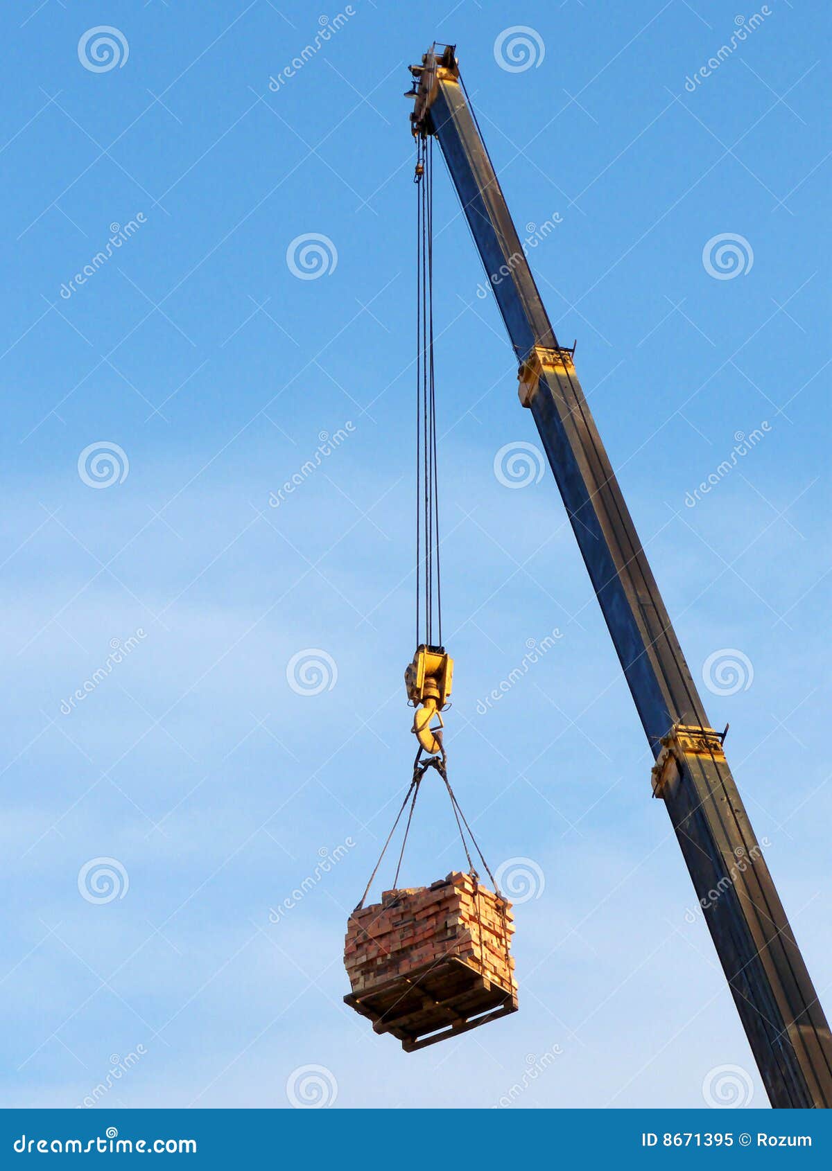 Building machine stock image. Image of arrow, danger, build - 8671395