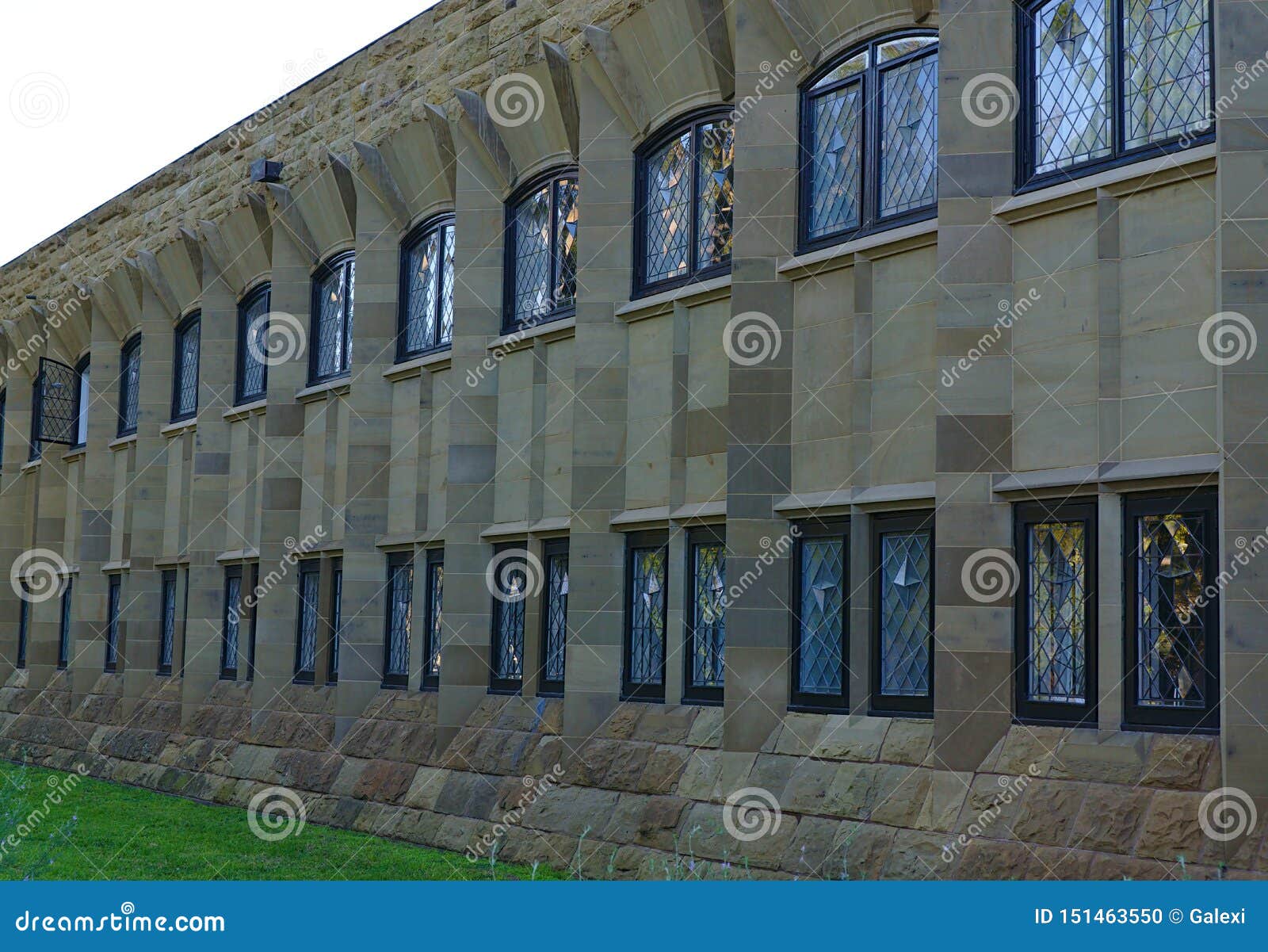 Stone Made Building with Many Windows Editorial Image - Image of gate ...