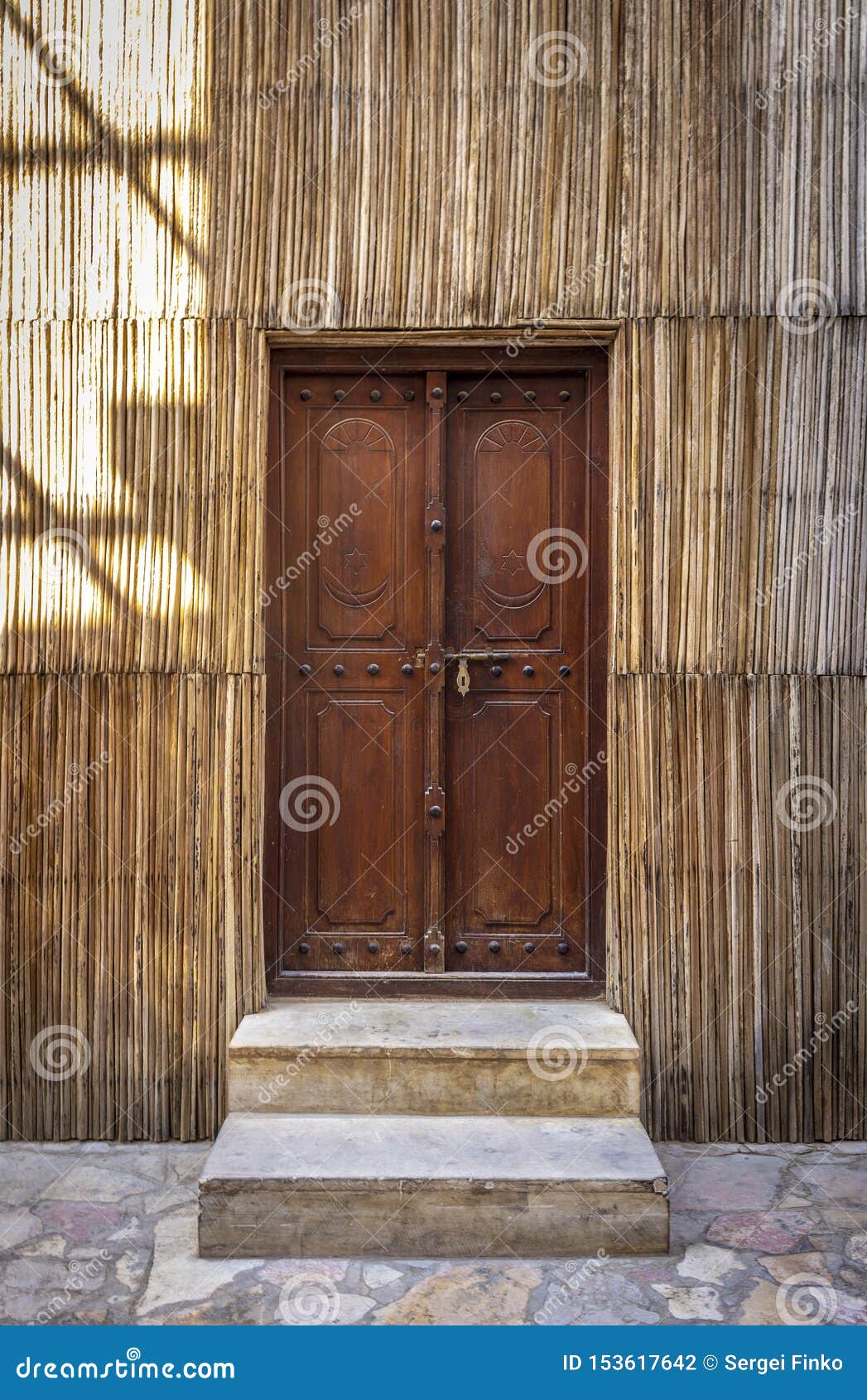 The Building is Made of Reeds Stock Photo - Image of detail, country ...