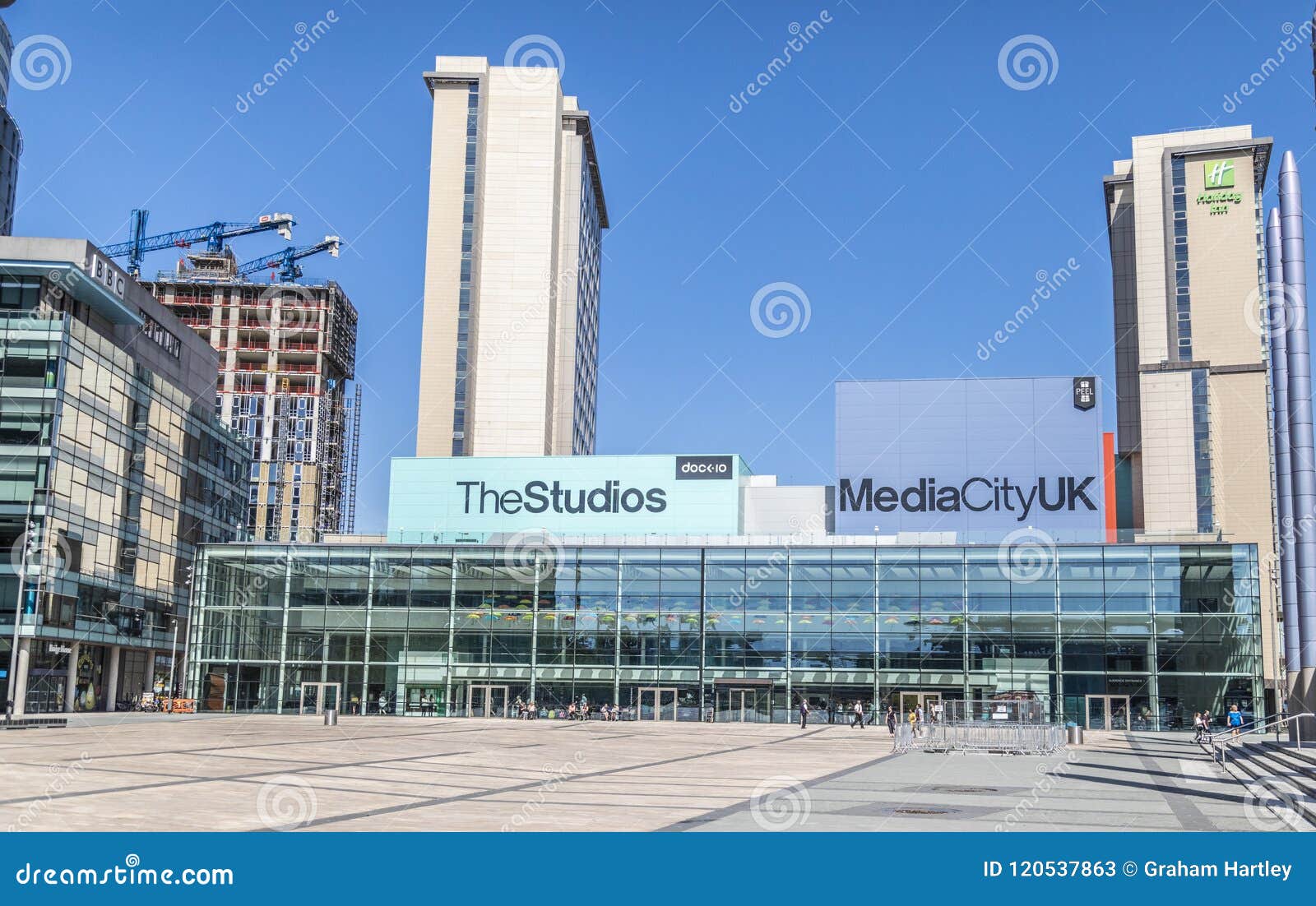 Manchester Media City editorial stock photo. Image of east - 120537863