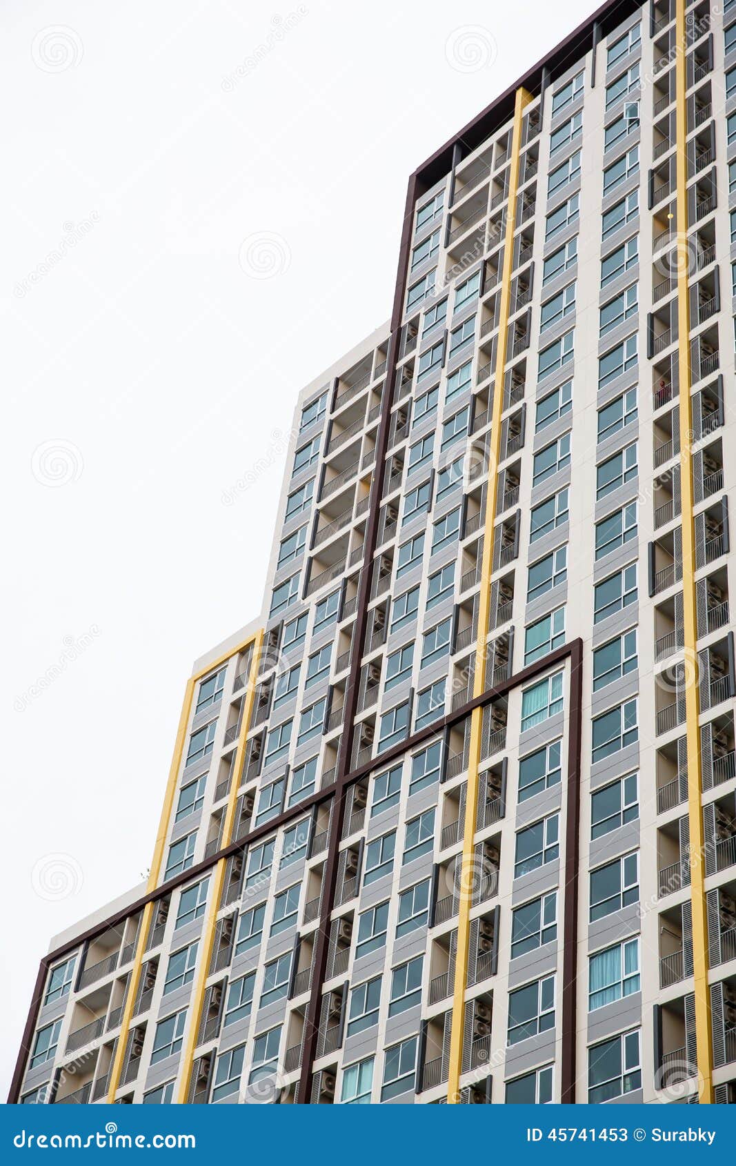 Building with many windows stock image. Image of office - 45741453