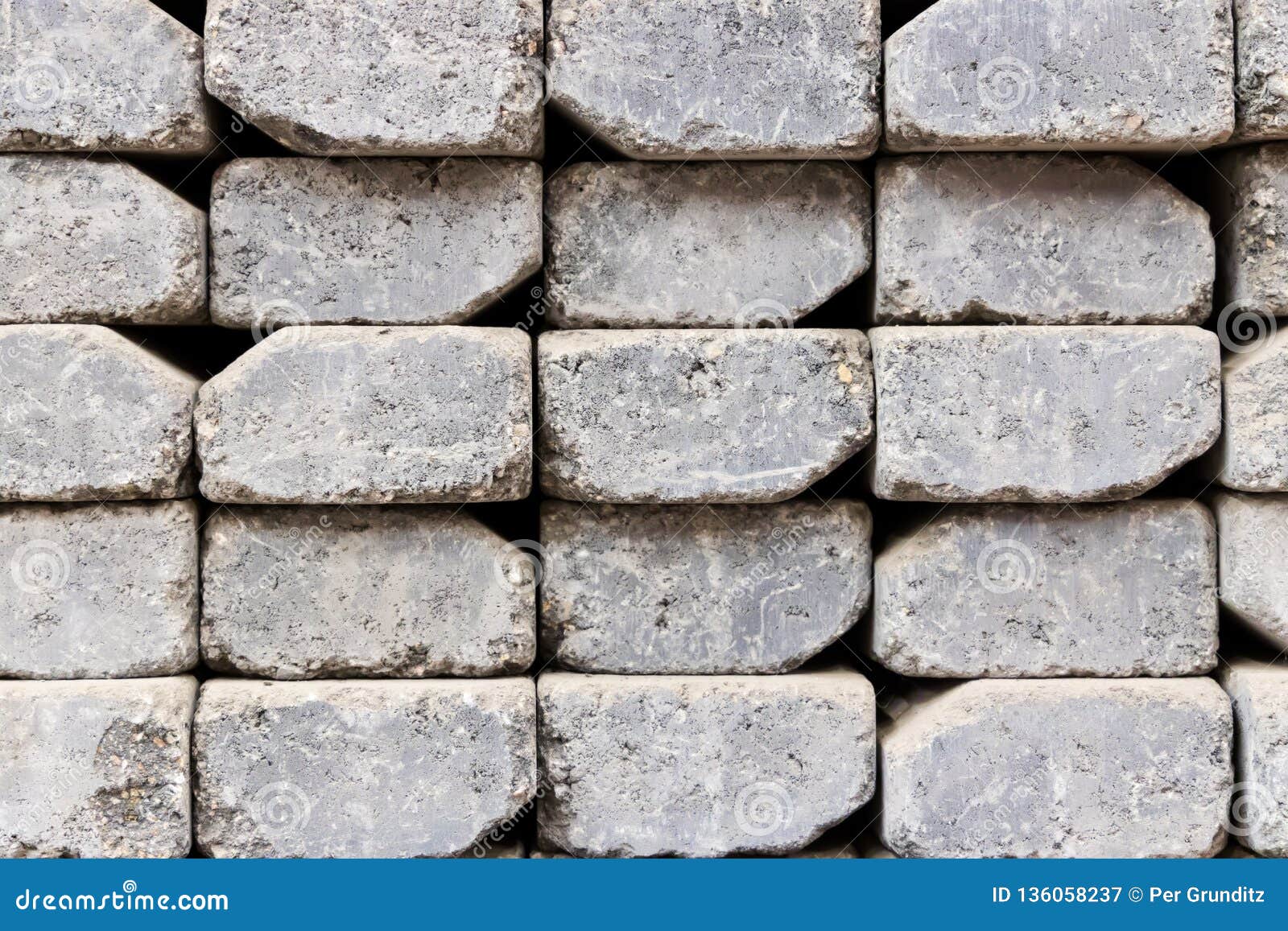 Building Material - Concrete Tiles - Concrete Blocks Stock Image ...