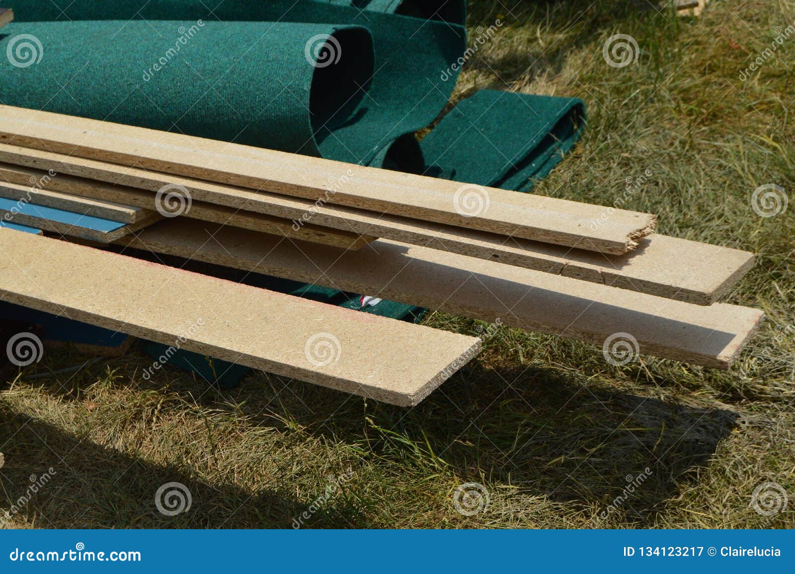 Building Materials for the Installation of Verandas-boards, Flooring is ...