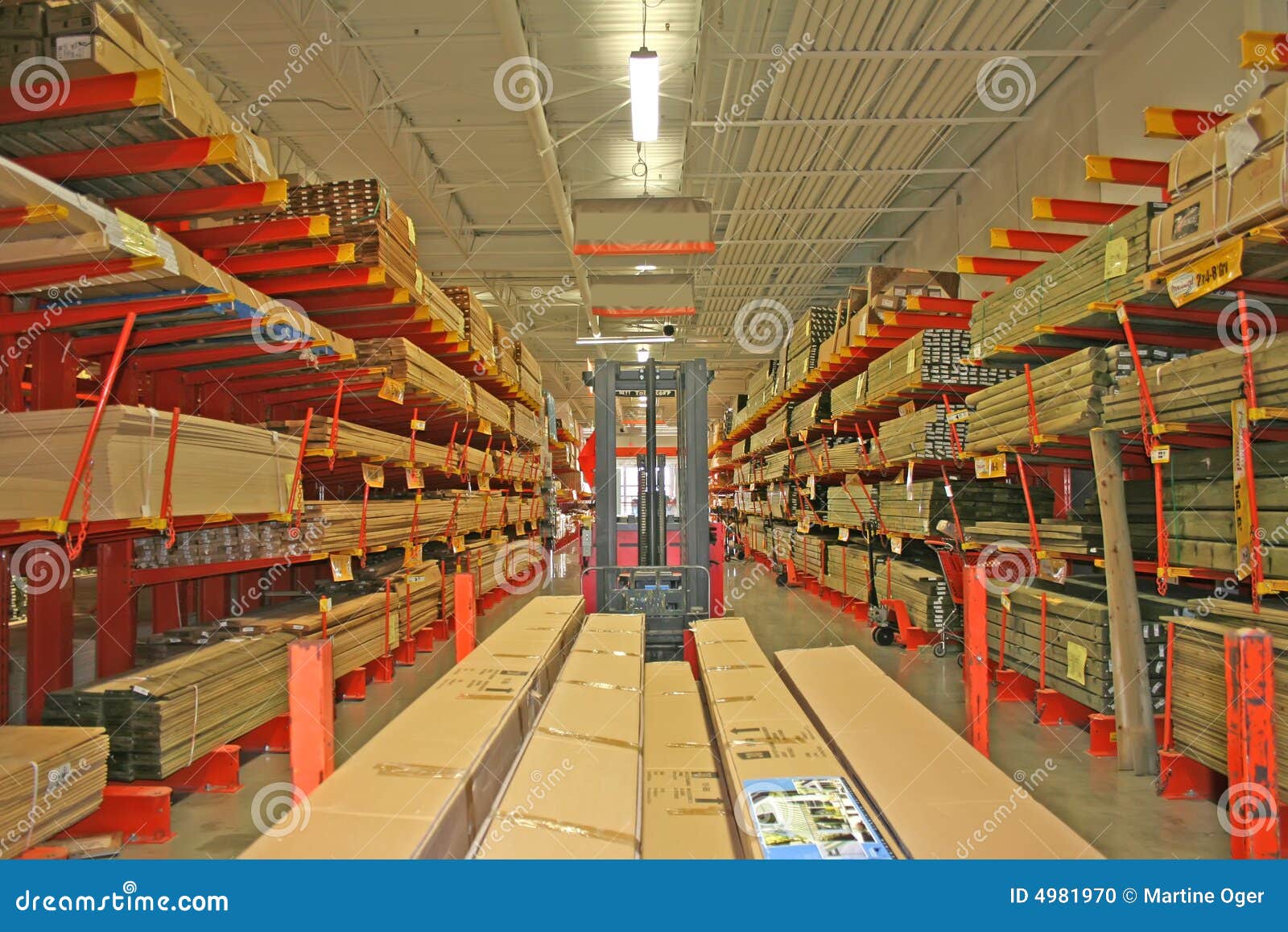 Building materials store. stock photo. Image of depository - 4981970